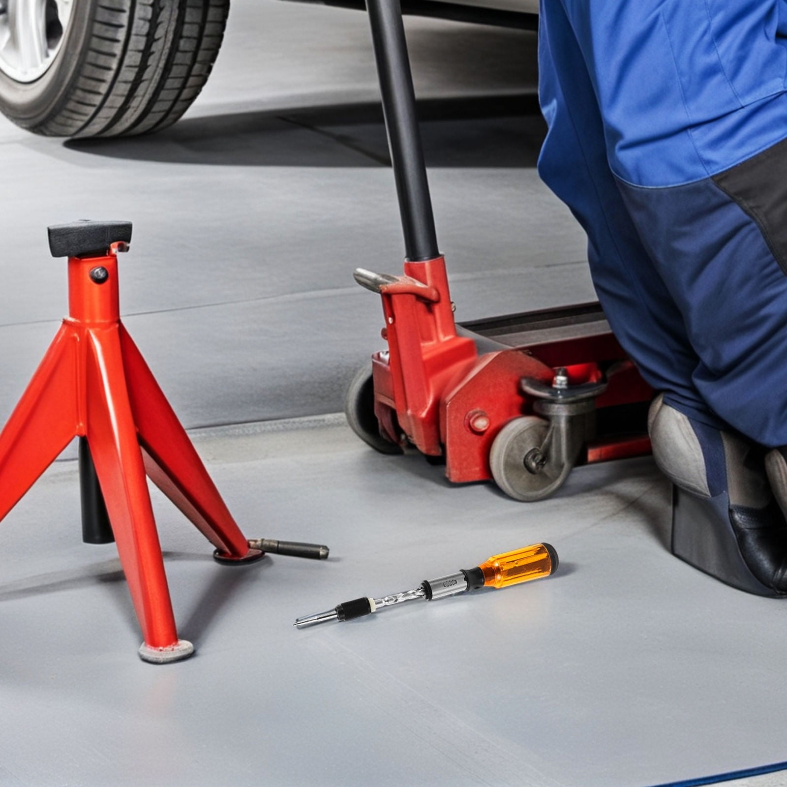 Hemoton Semi Automatic Push Pull Ratchet Screwdriver Hand Pressing ...