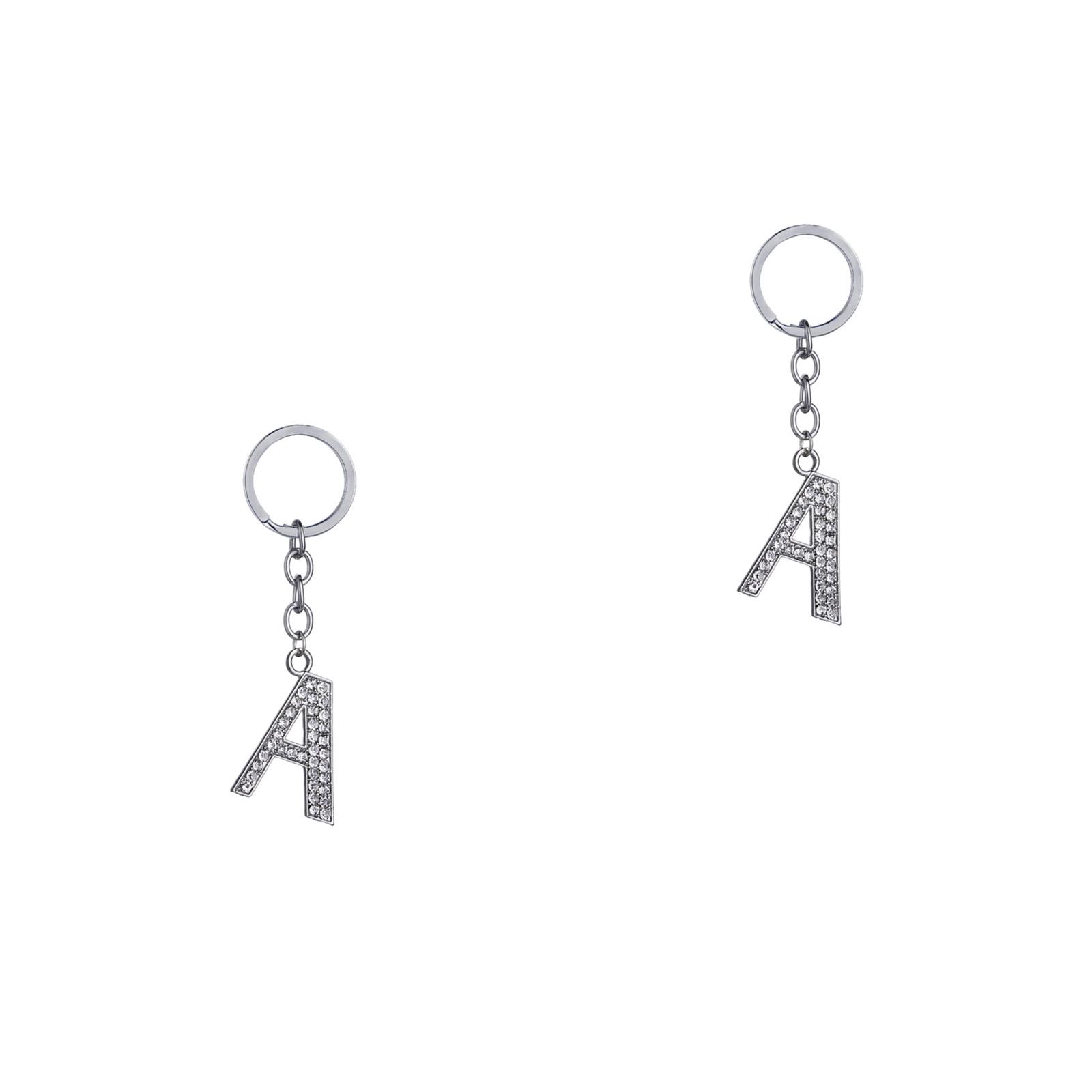Hemoton Set of 2 Ring Plush Keychain Keychains Cell Phone Wallet Car ...