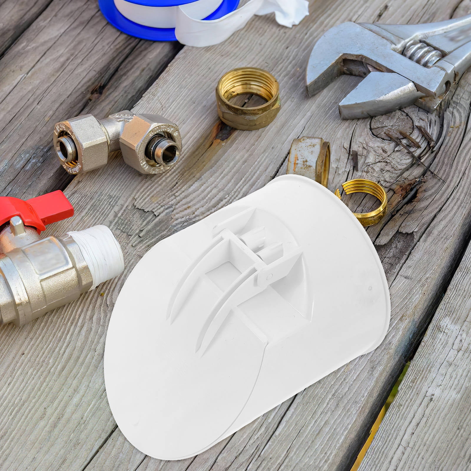 Hemoton Sewer Pipe Caps PVC Pipe Drain Cap Sewer Water Cap Practical ...