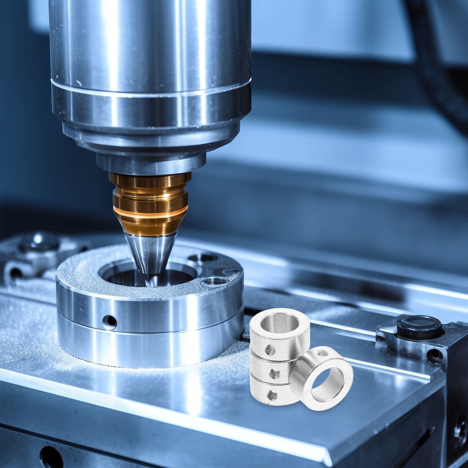 RENACLIPY Steel Locking Ring Kit, Silver, Durable Construction, Easy ...