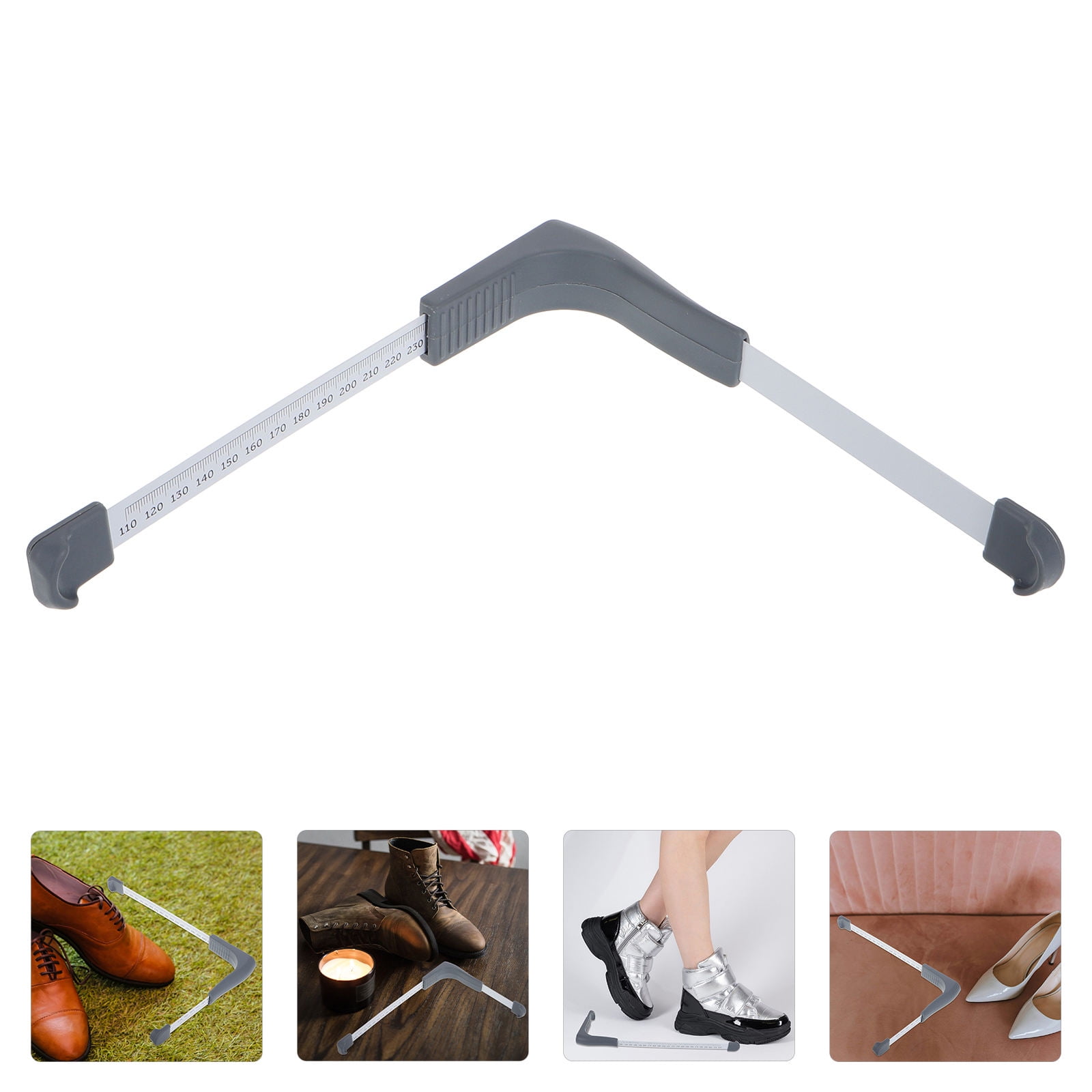 Hemoton Shoe Size Measuring Ruler Plastic Foot Measurement Device ...