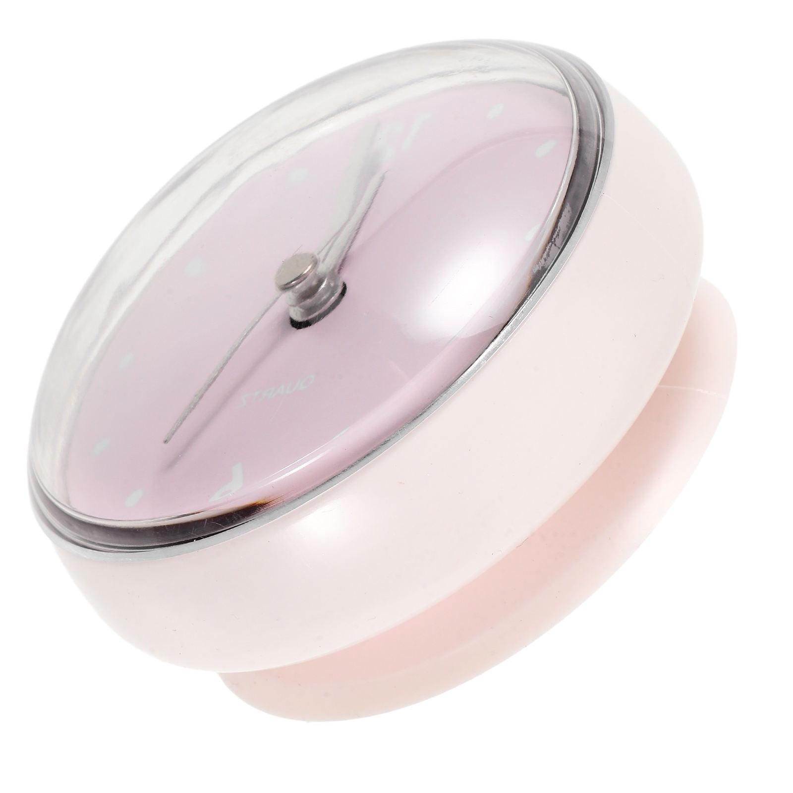 Hemoton Shower Bathroom Wall Suction Clock Mini Time Display Wall ...