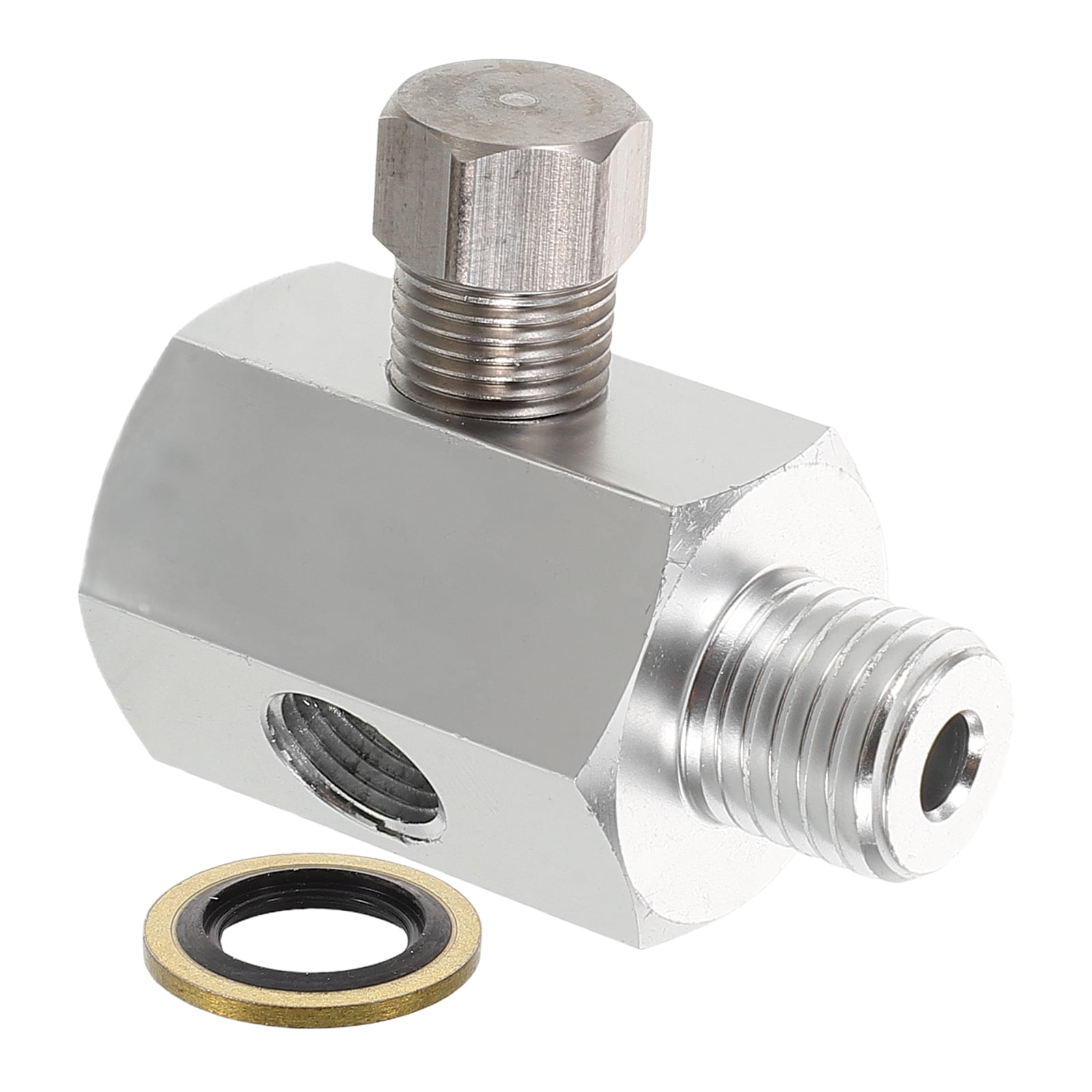 HEMOTON Aluminum Alloy Car Oil Pressure Connector Tee Adapter for E36 ...