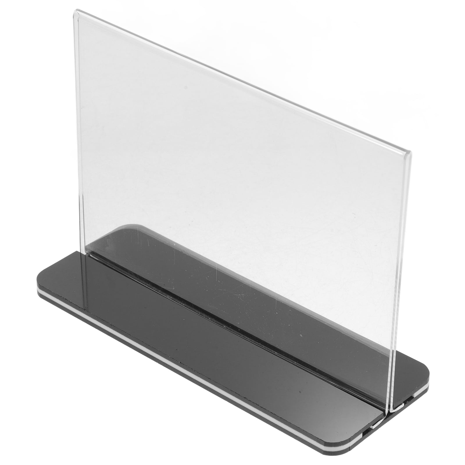 Hemoton Sign Holder Transparent and Easy to Use Sign Stand Signs ...