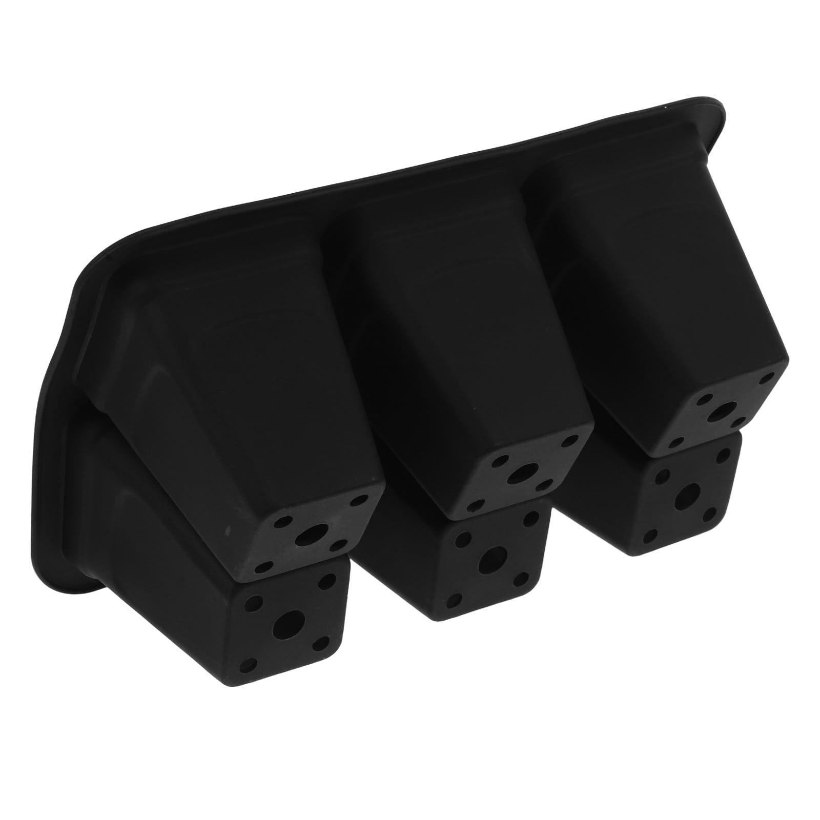 Hemoton Silicone Planting Starter Tray 6 Hole Plant Growth Reusable ...