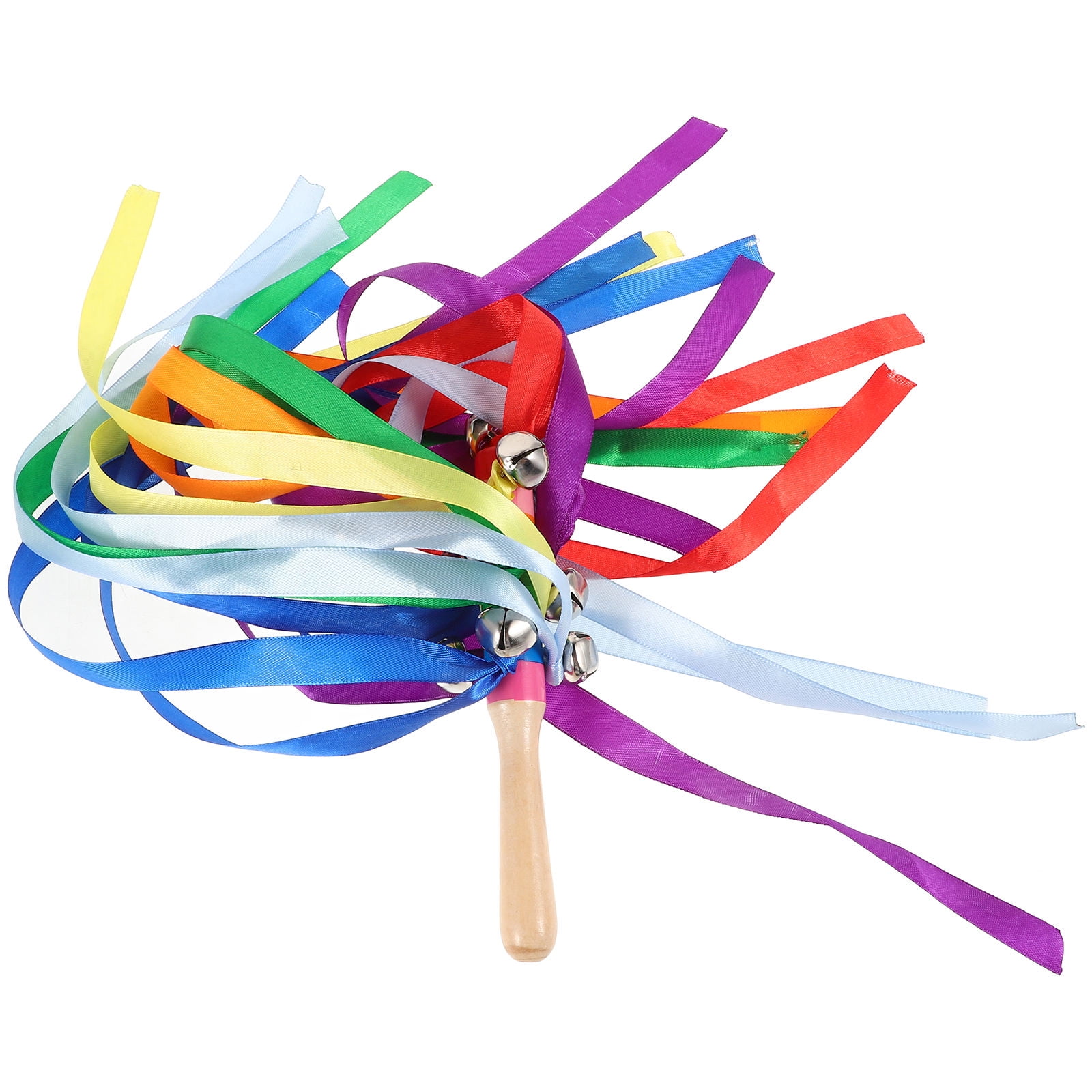 Hemoton Silk Ribbon Dancer Wand Wedding Ribbon Stick Dancing Wands ...