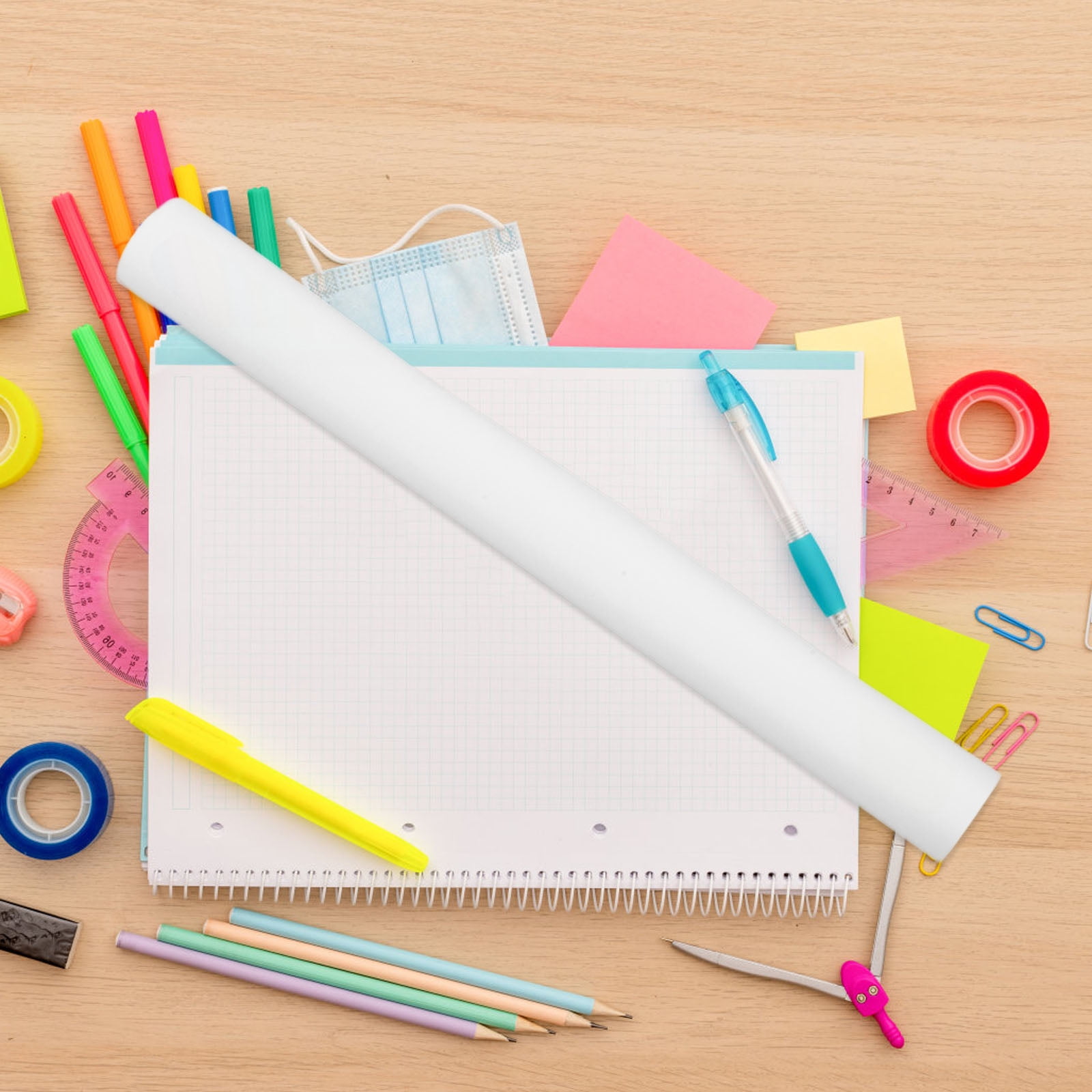 Hemoton Sketching Paper Roll for Easel Blank Paper Roll for Painting ...