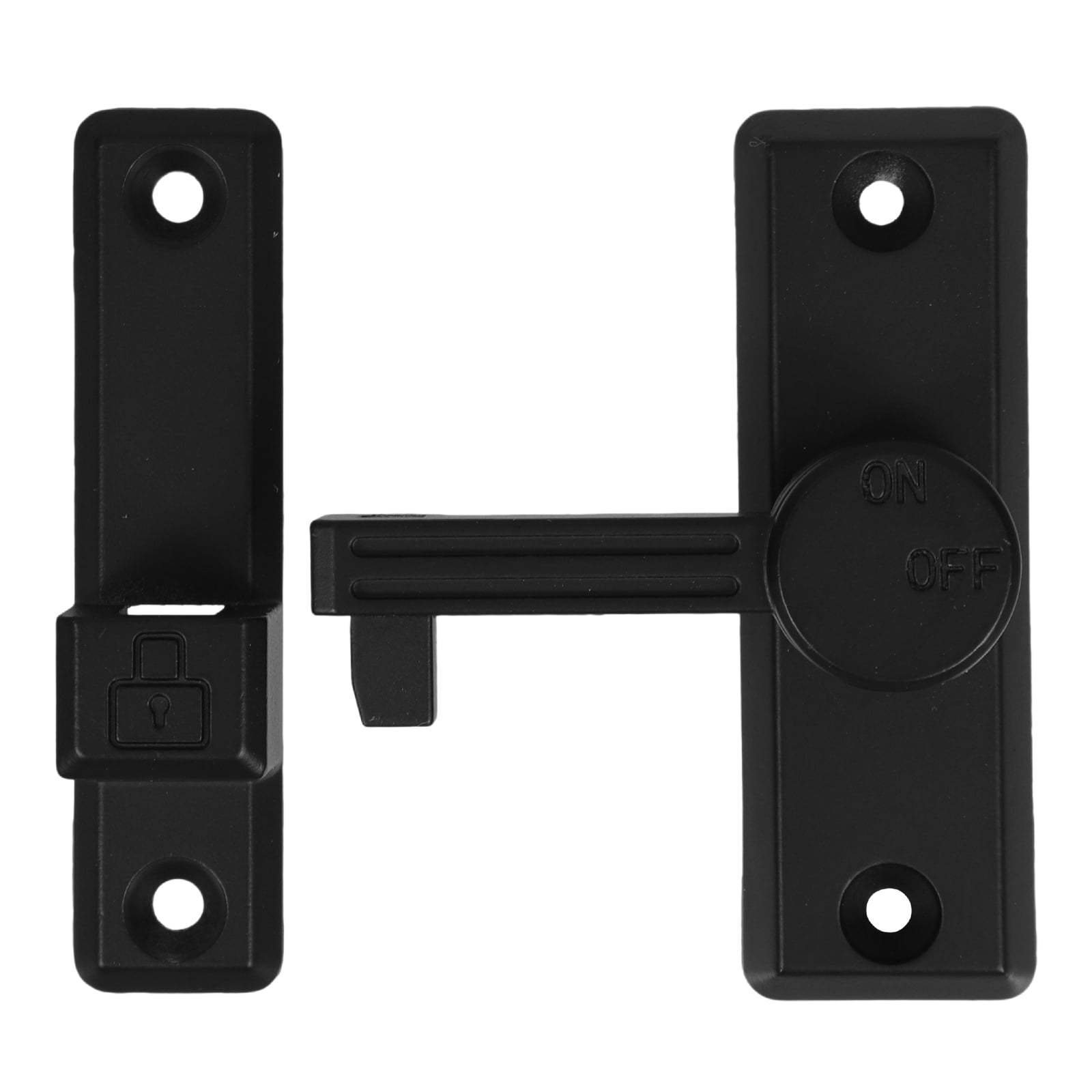 Hemoton Sliding Barn Door Lock Barn Door Latch Security Door Guard ...