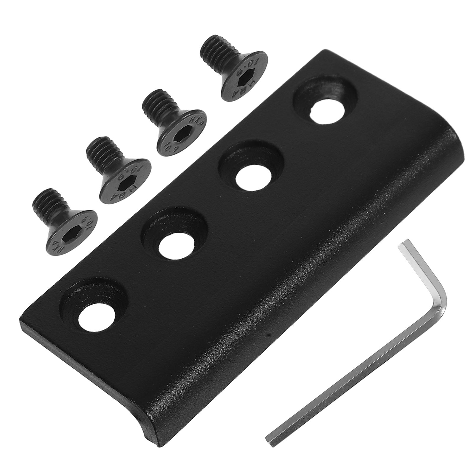 Hemoton Black Flat Plate for Sliding Door Track and Barn Door Hardware ...