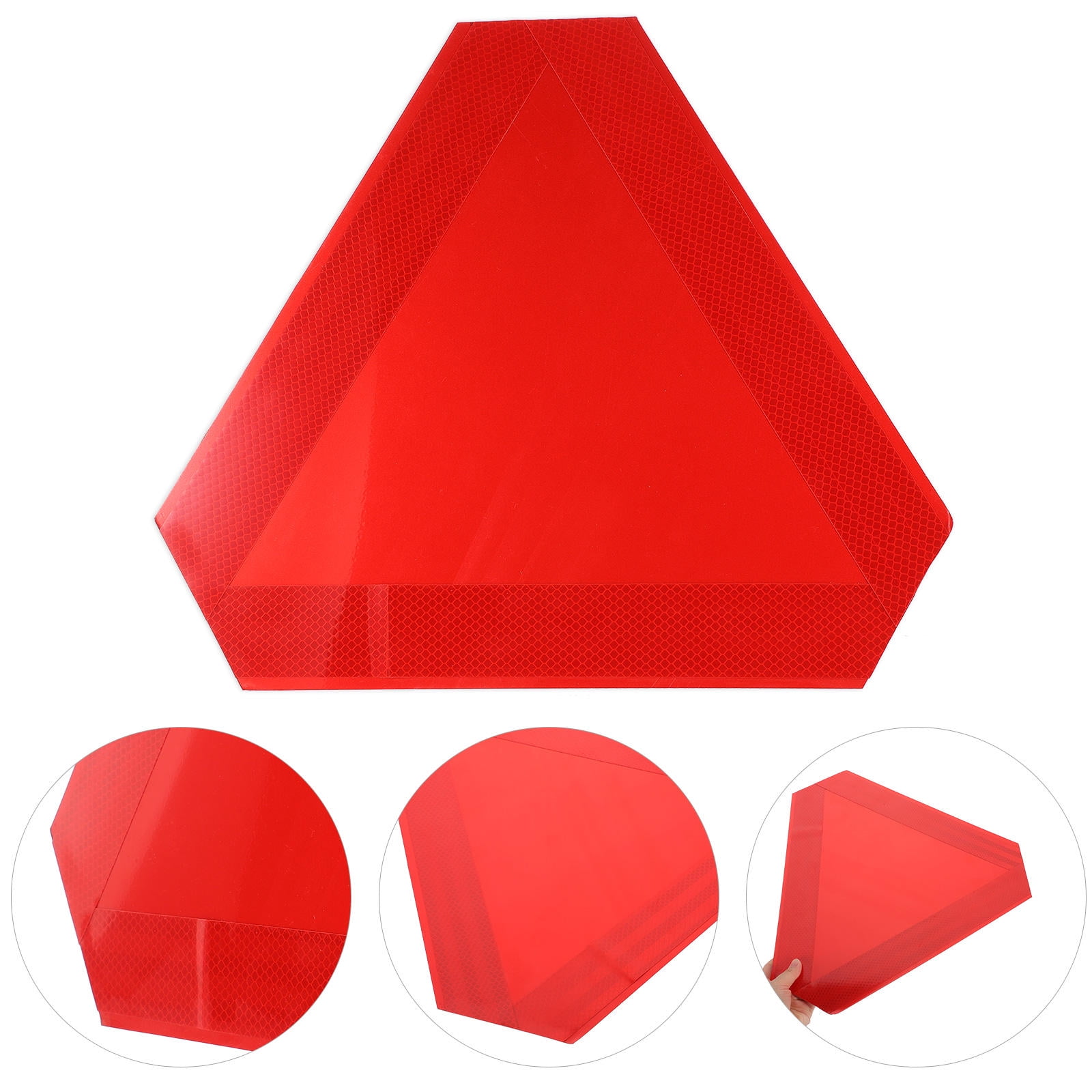 Hemoton Reflective Slow Moving Vehicle Triangle Sign for Safety - Slow ...