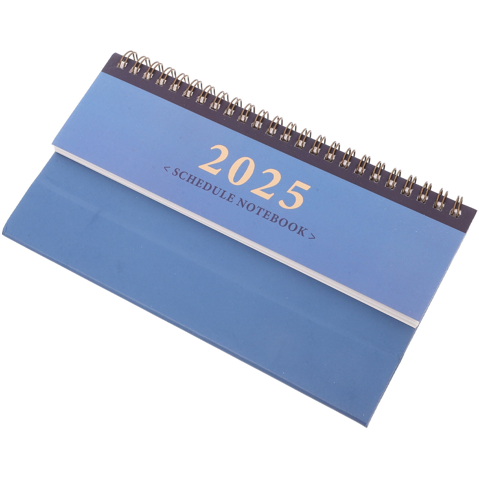 2025 Mini Desk Calendar Small Horizontal Monthly Planner with Spiral ...