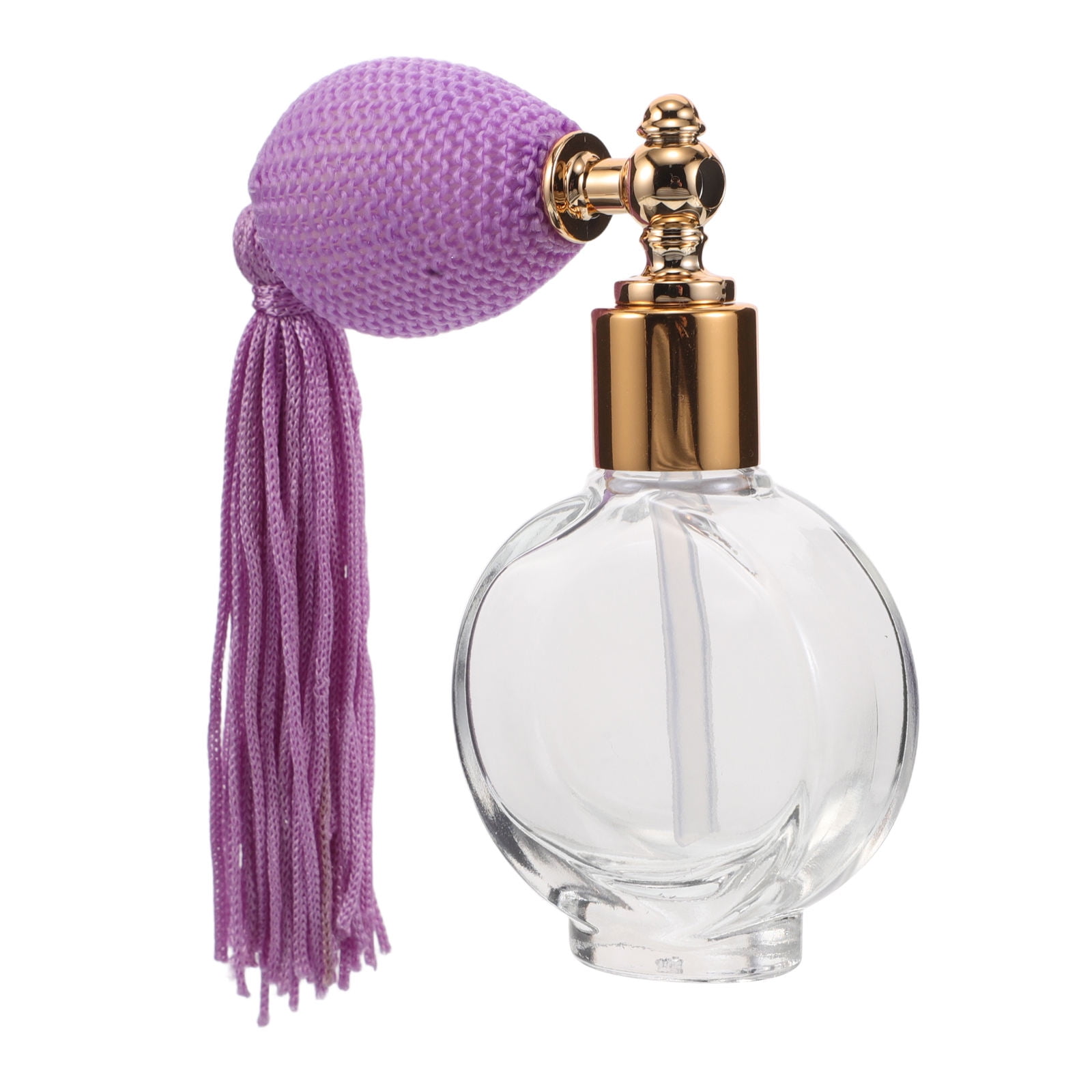 Hemoton Small Perfume Bottle With Squeeze Bulb Refillable Glass ...