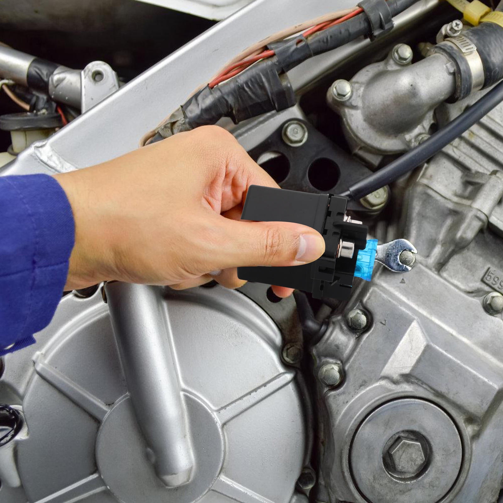 Hemoton Solenoid Relay Winch Solenoid Relay Car Accessories Winch ...