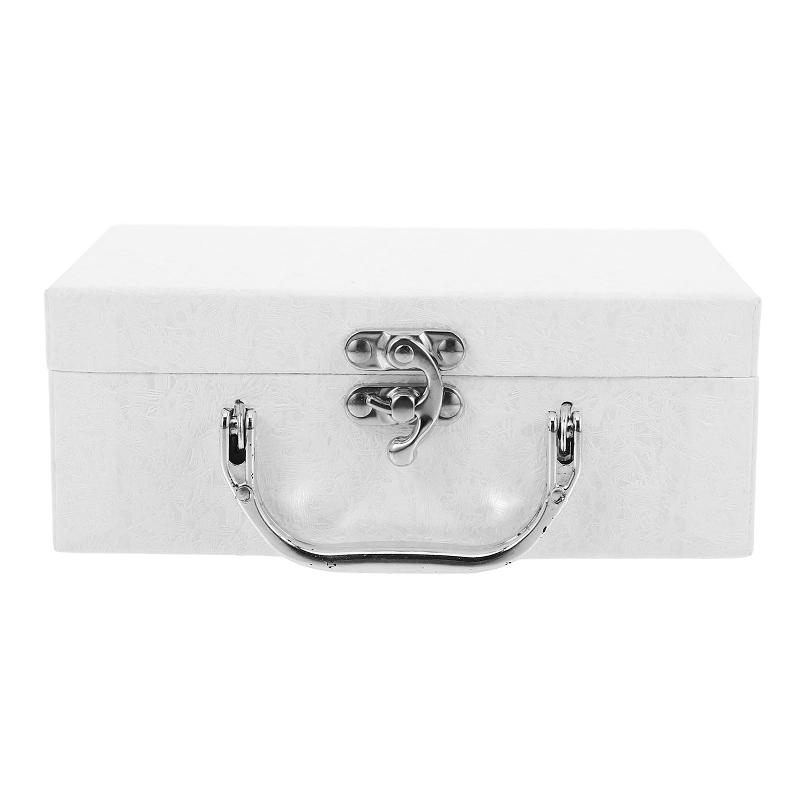 Small Handheld Suitcase Thickened Paper Storage Box for Stationery with ...