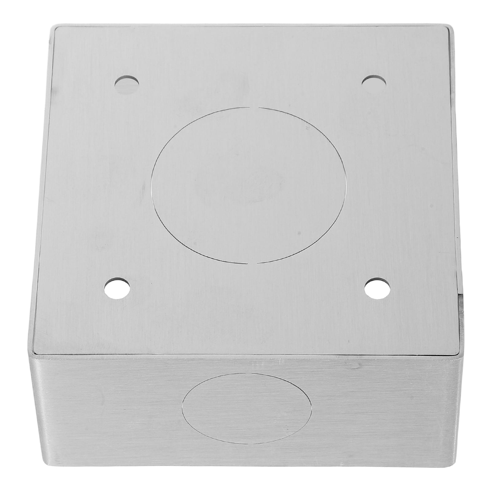 Hemoton Stainless Steel 86 Type Electrical Outlet Box Surface Mount Box ...