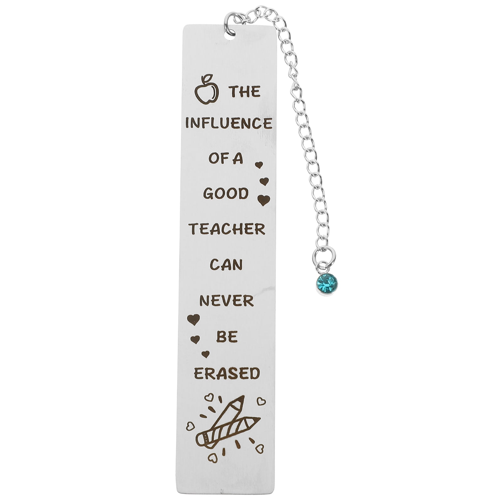 YOSADIER Stainless Steel Bookmark Chain Style for Teachers 1Pack ...