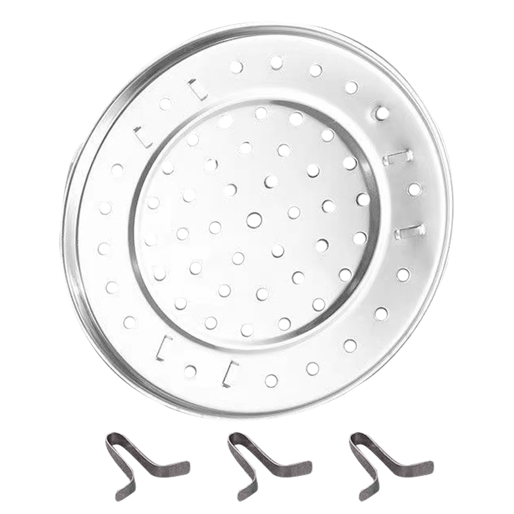 Hemoton Stainless Steel Steaming Rack Round Cake Cooling Rack Kitchen ...