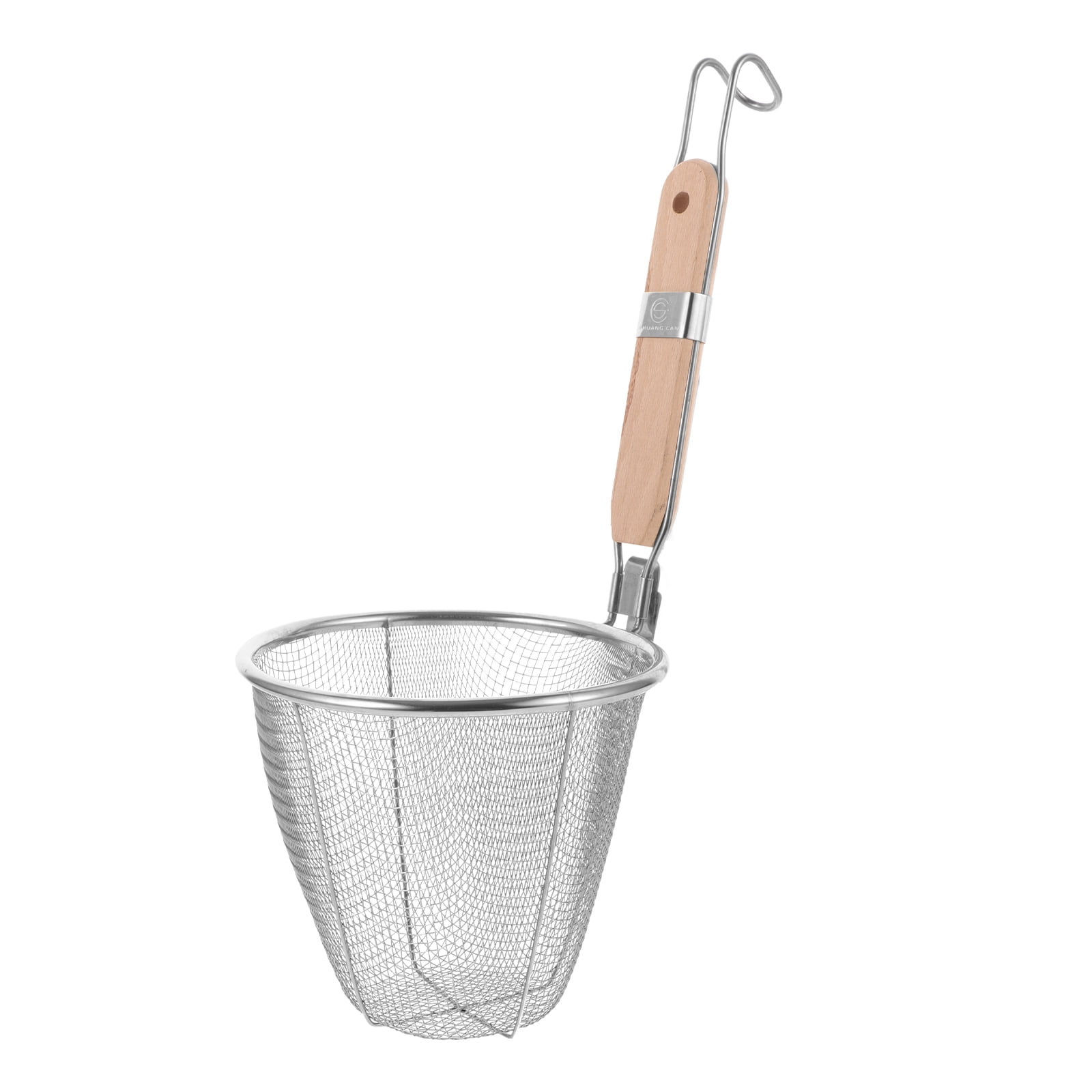 Hemoton Stainless Steel Strainer Food Colander Pasta Filter Basket ...