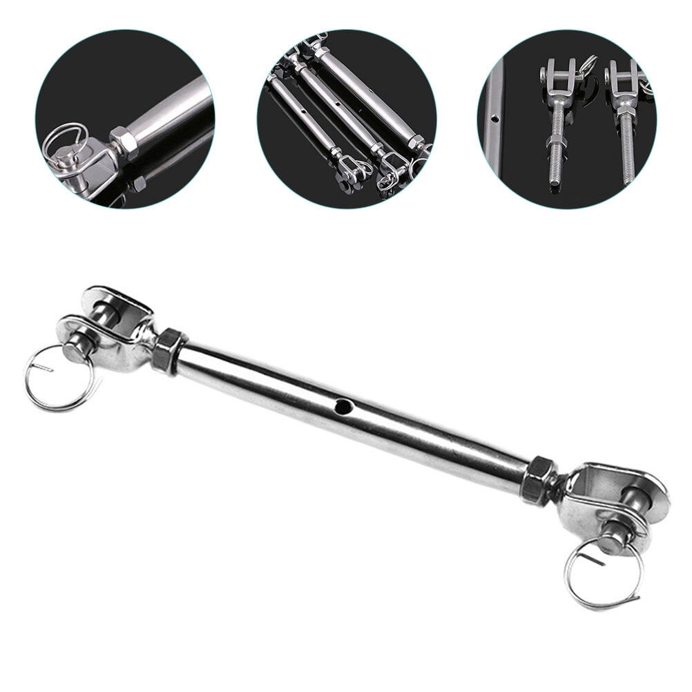 Hemoton Stainless Steel Turnbuckle Heavy Duty Turnbuckle Closed Body ...