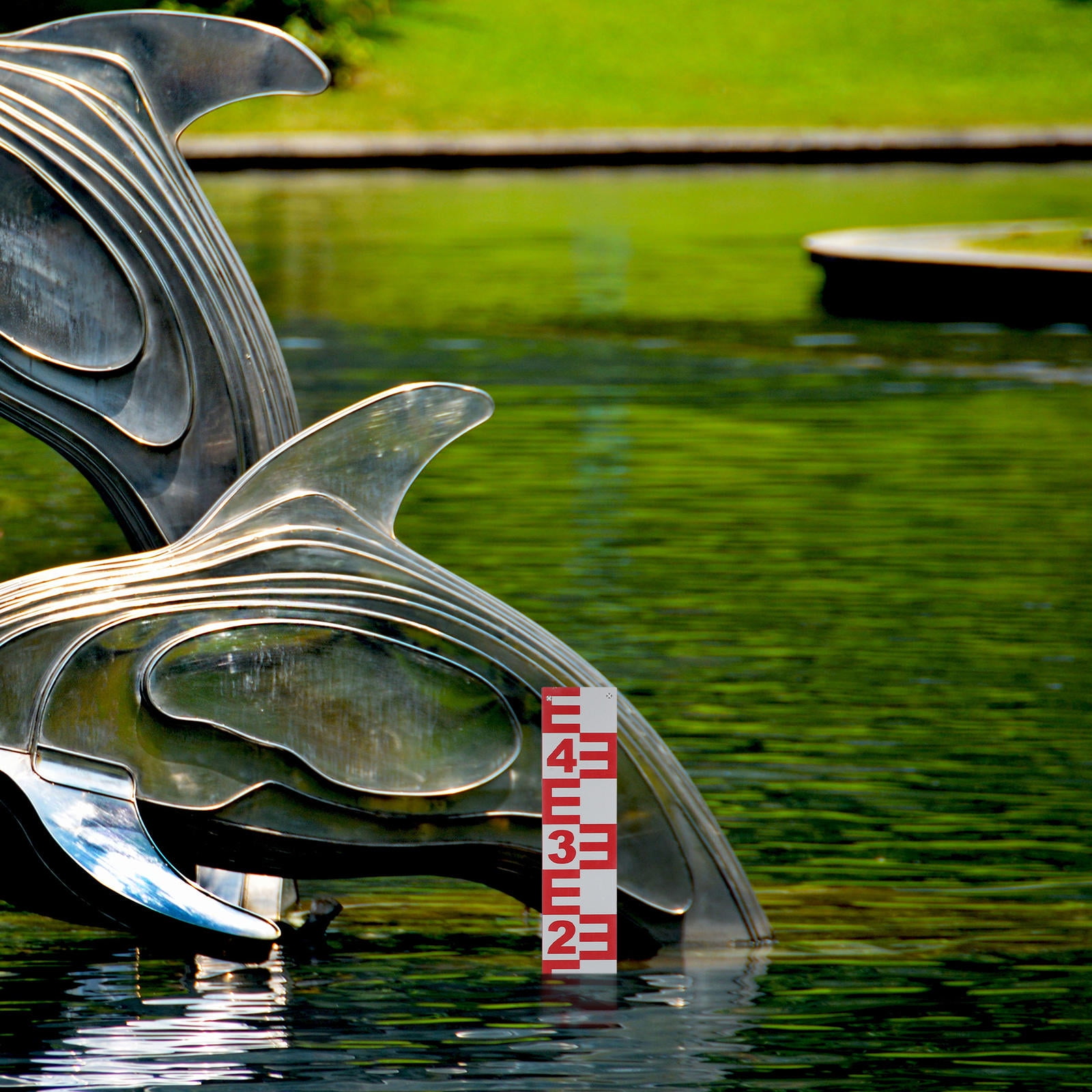 Hemoton Stainless Steel Water Level Gauge for Pond and Swimming Pool ...