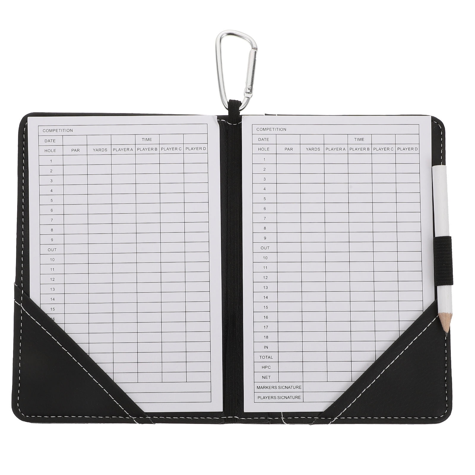 Hemoton Station Golf Score Book Golf Present Golf Scorecard Keeper ...