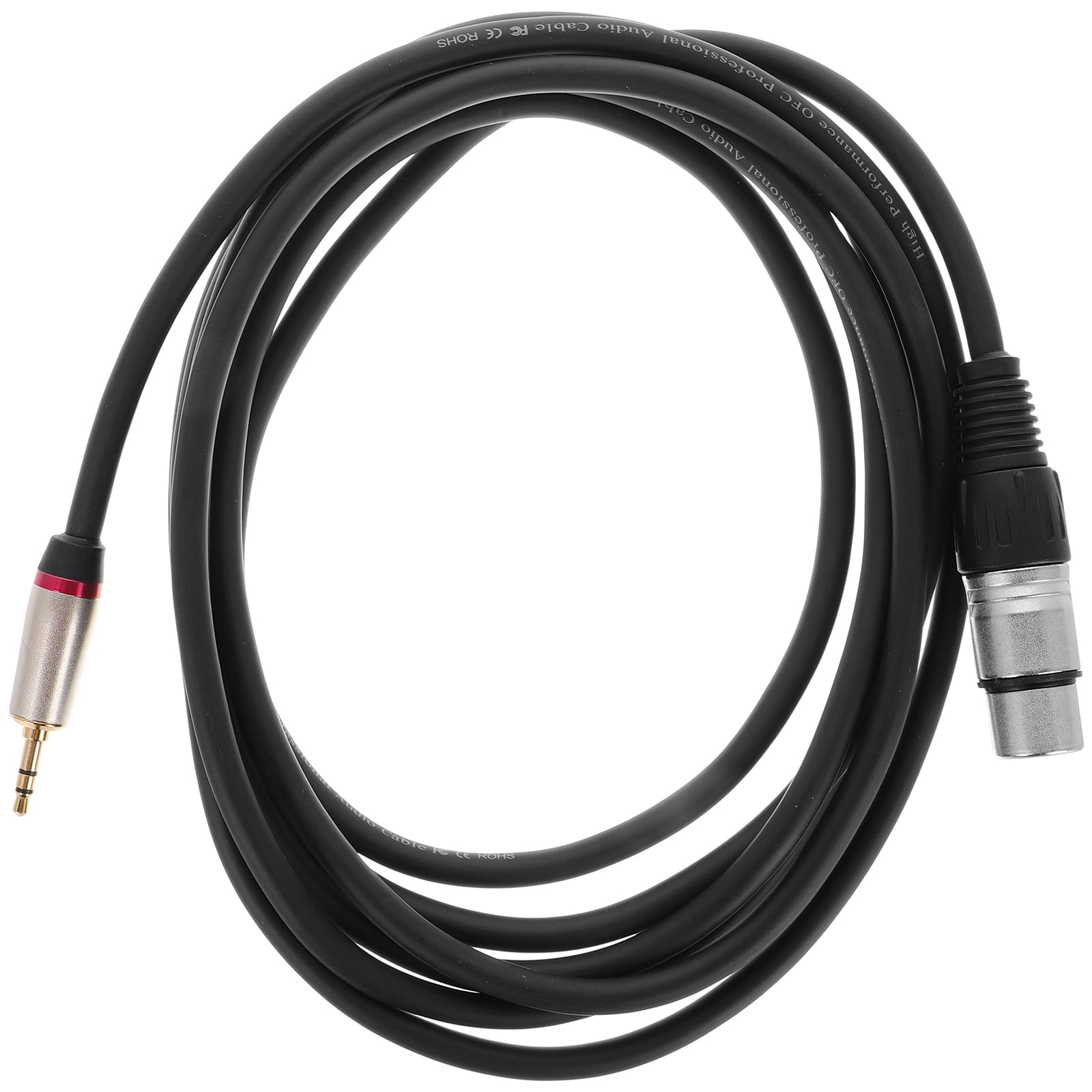 Hemoton Stereo to Mini XLR Female Cord TRS to 3-Pin Mini XLR Cables for ...