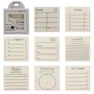 Walmart Daily Task List Sticky Notepad, 6" x 10" Schedule Reminder ...