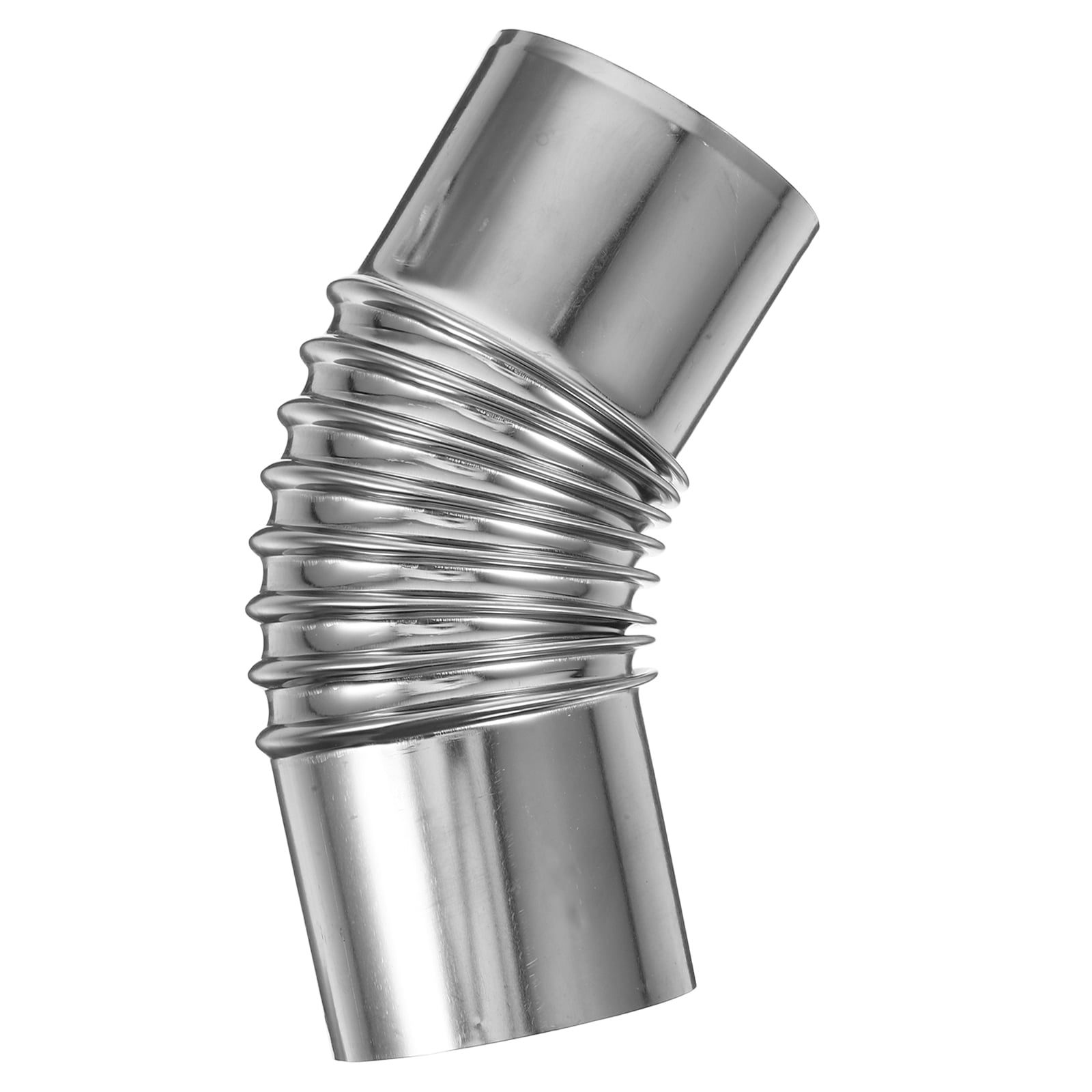 Hemoton Stove Pipe Elbow Chimney 45 Degree Stainless Steel Flue Chimney ...