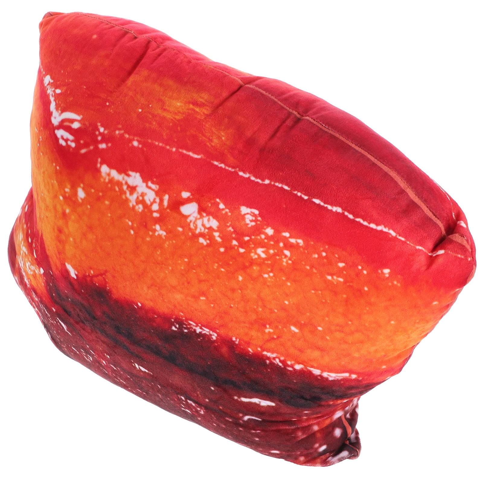 DEEPCRAFF Meat Shaped Throw Pillow Dark Red PP Cotton 1Pcs 16.3X10.6X7 ...
