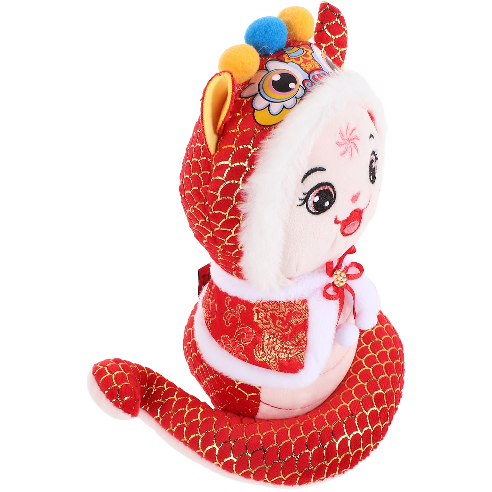 Hemoton Stuffed Toy Snake Chinese New Year Fake Snake Animal Plush ...