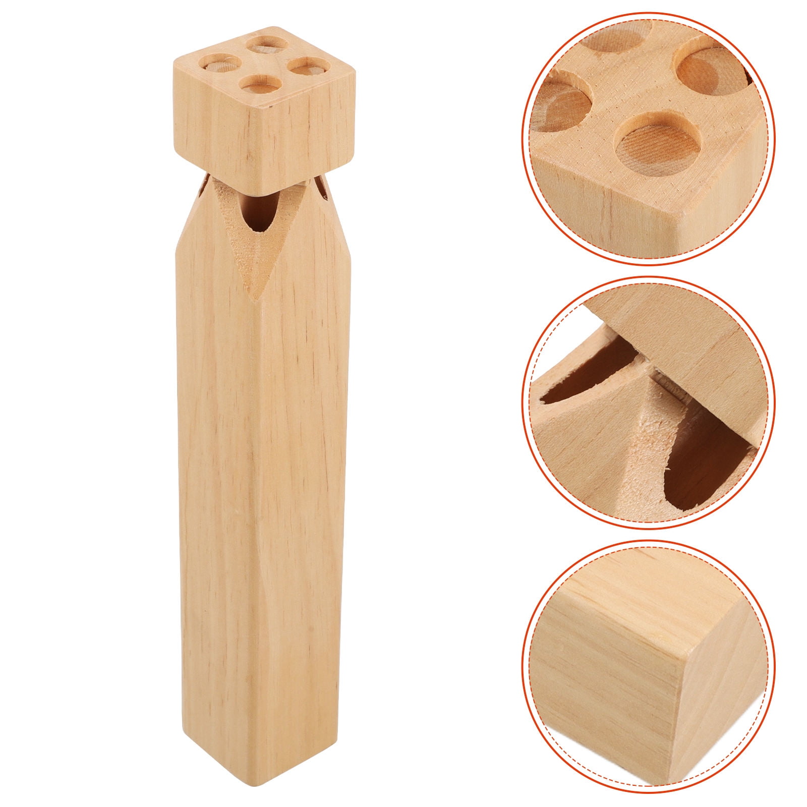 Hemoton Sturdy Wooden Train Whistle for Kids with Realistic Sounds ...