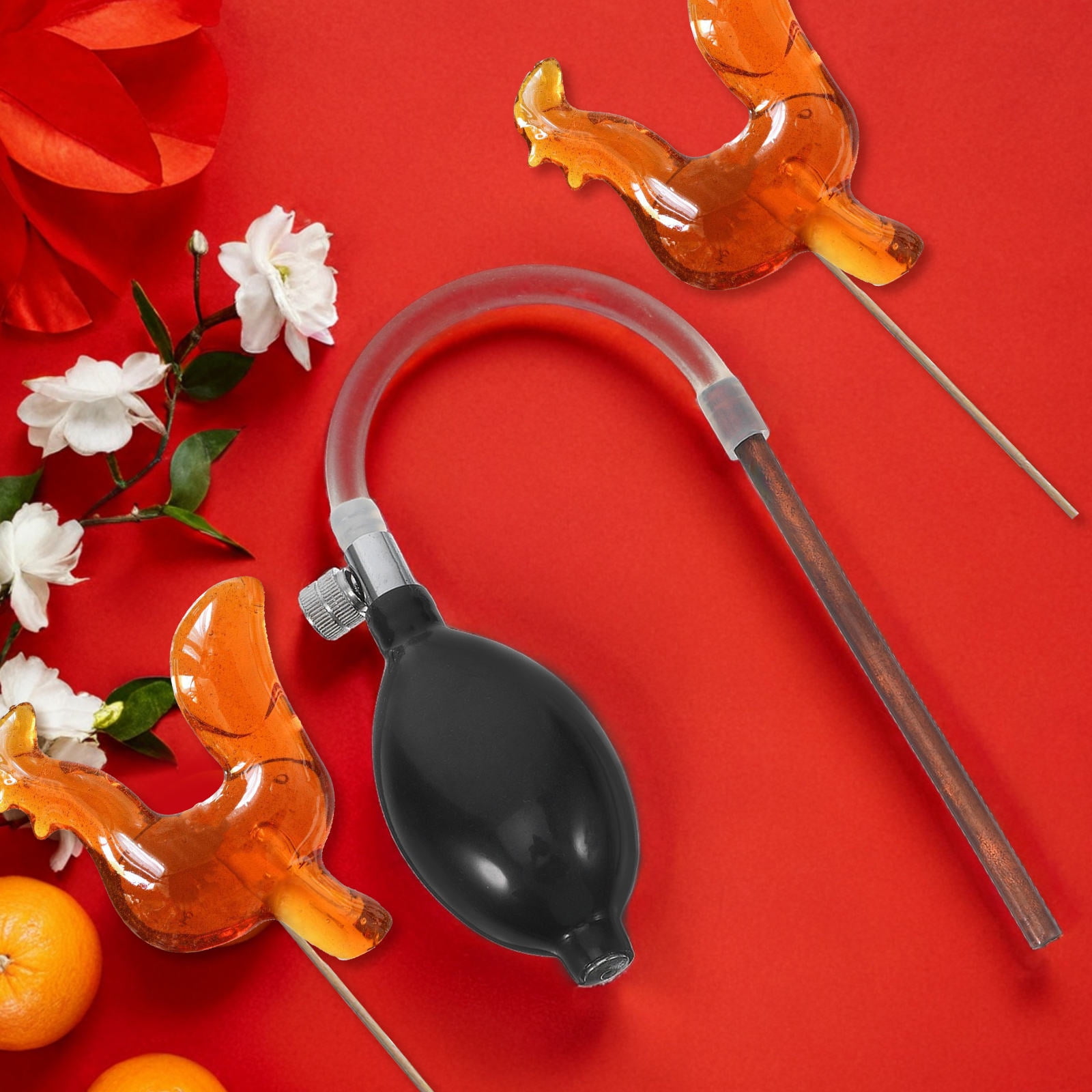 Hemoton Sugar Blowing Tools Sugar Art Pump Candy Sculptures Blowing ...