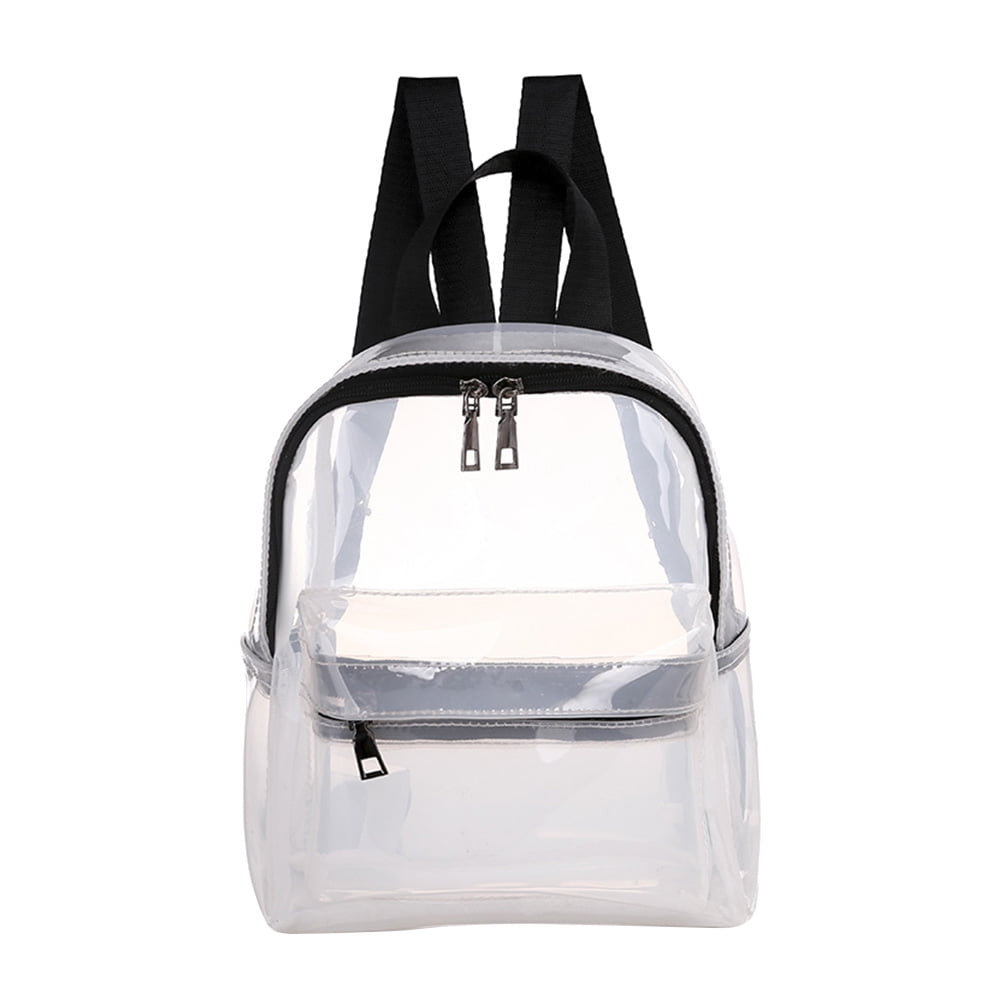 Hemoton Summer PVC Waterproof Backpack Lovely Translucent Shoulders Bag ...