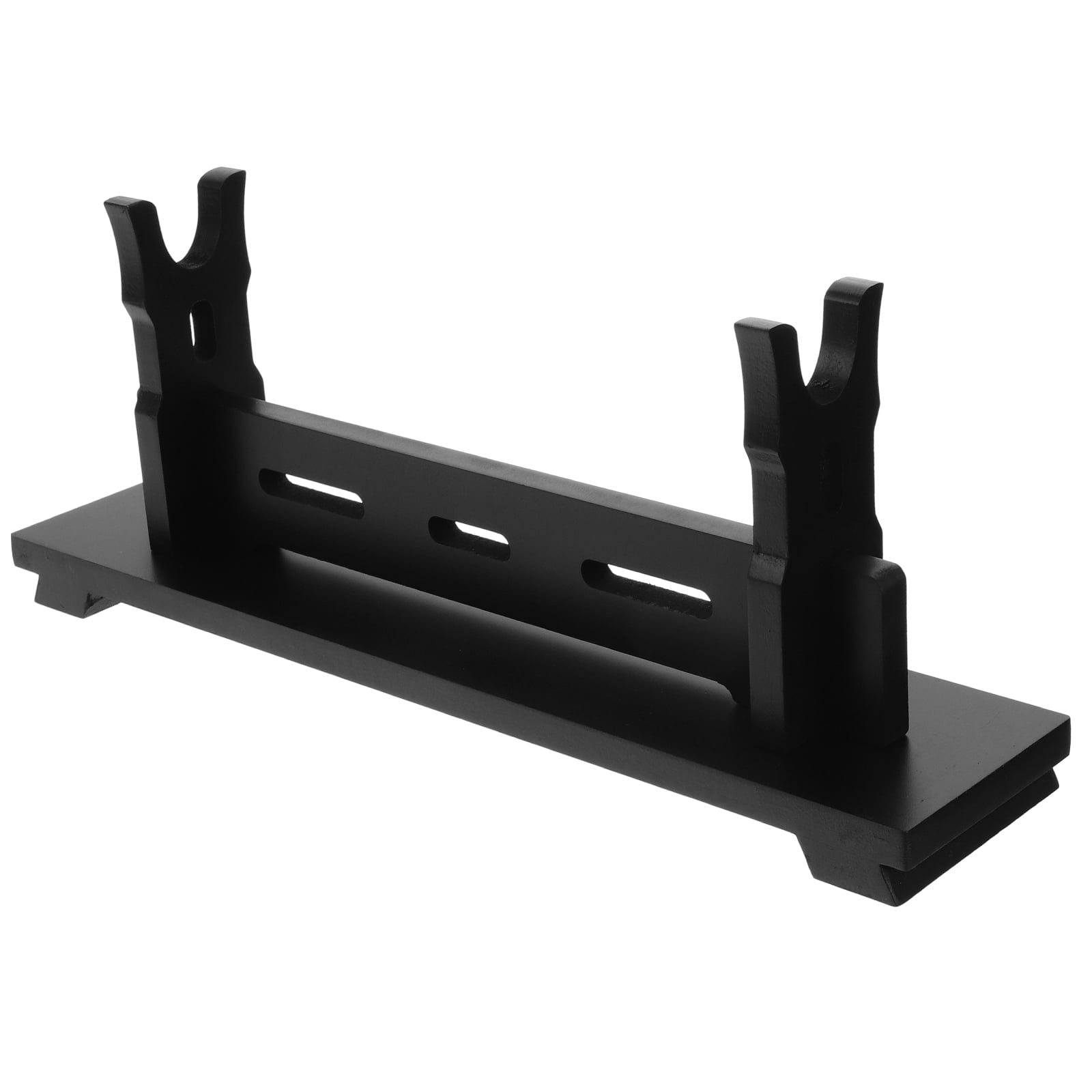 Hemoton Sword Stand Wooden Flute Display Stand Sword Collection Rack ...