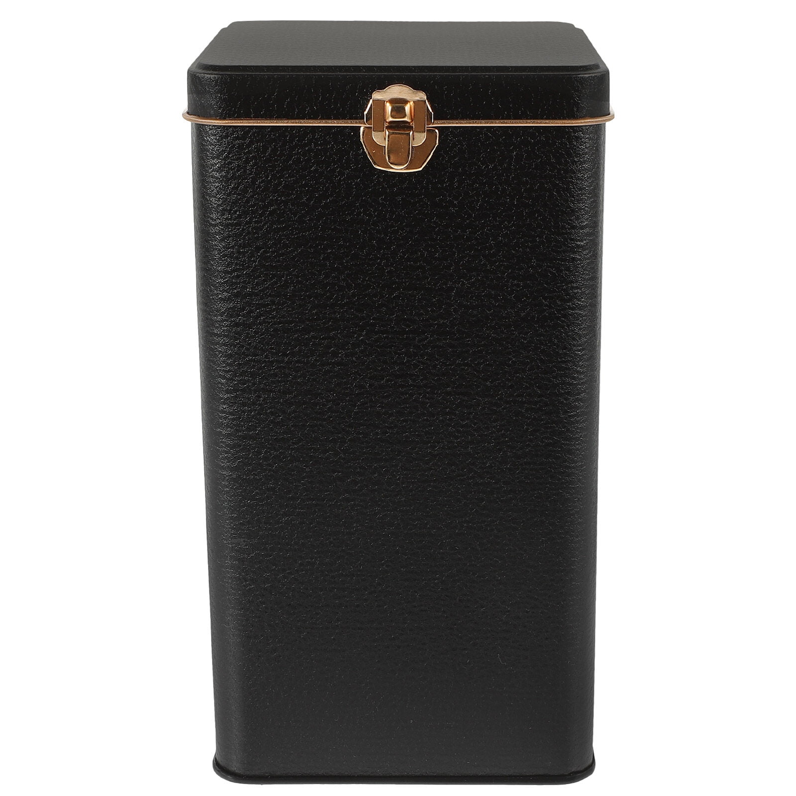 Hemoton Tea Tin Container Crackers Easy to Clean Canister Airtight ...