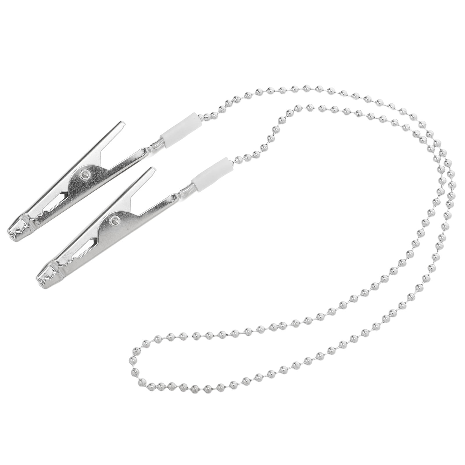 Hemoton Teeth Bib Clips With Metal Chain And Alligator Clamps For ...