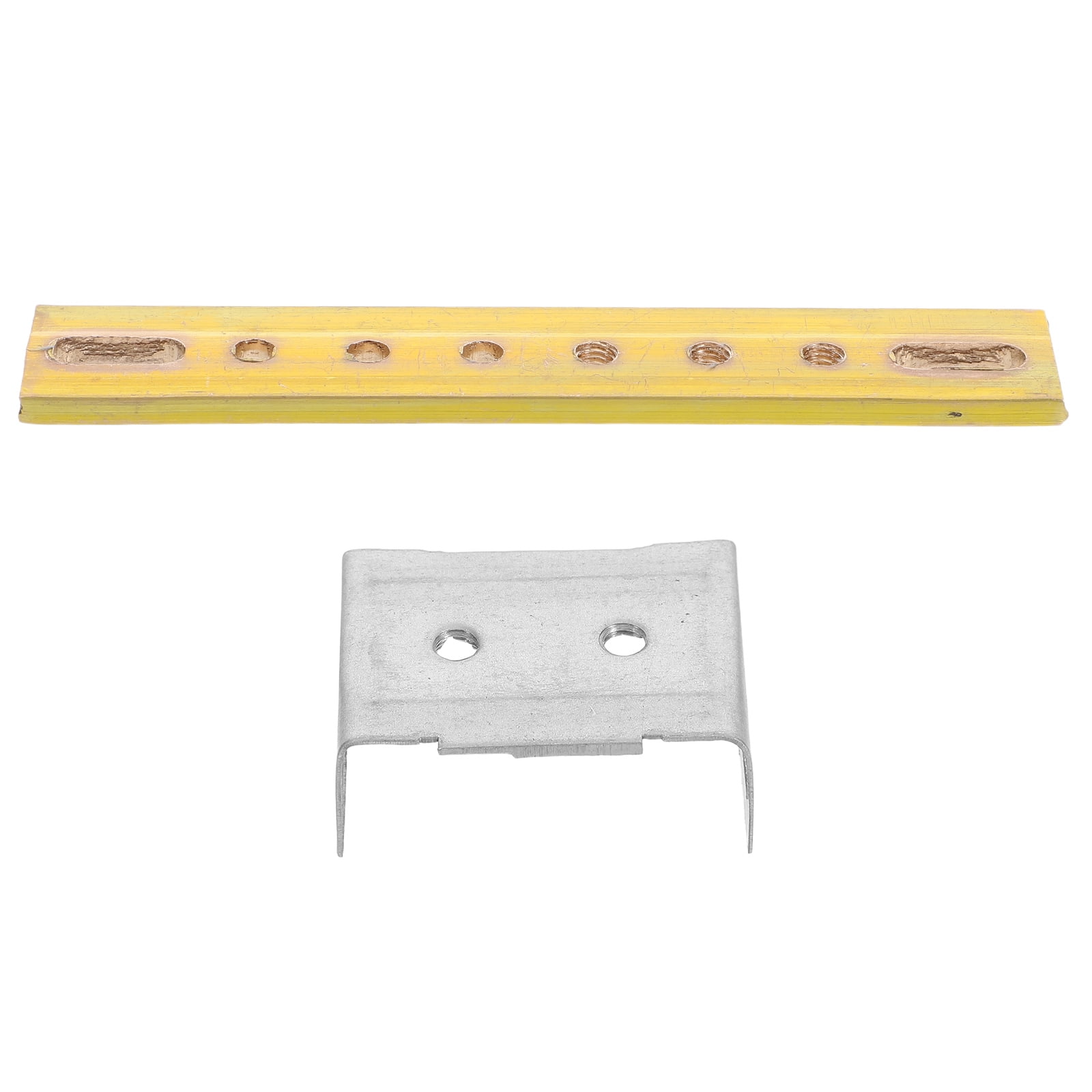 Hemoton Terminals Brass Bus Bar Power and Ground Distribution Block ...
