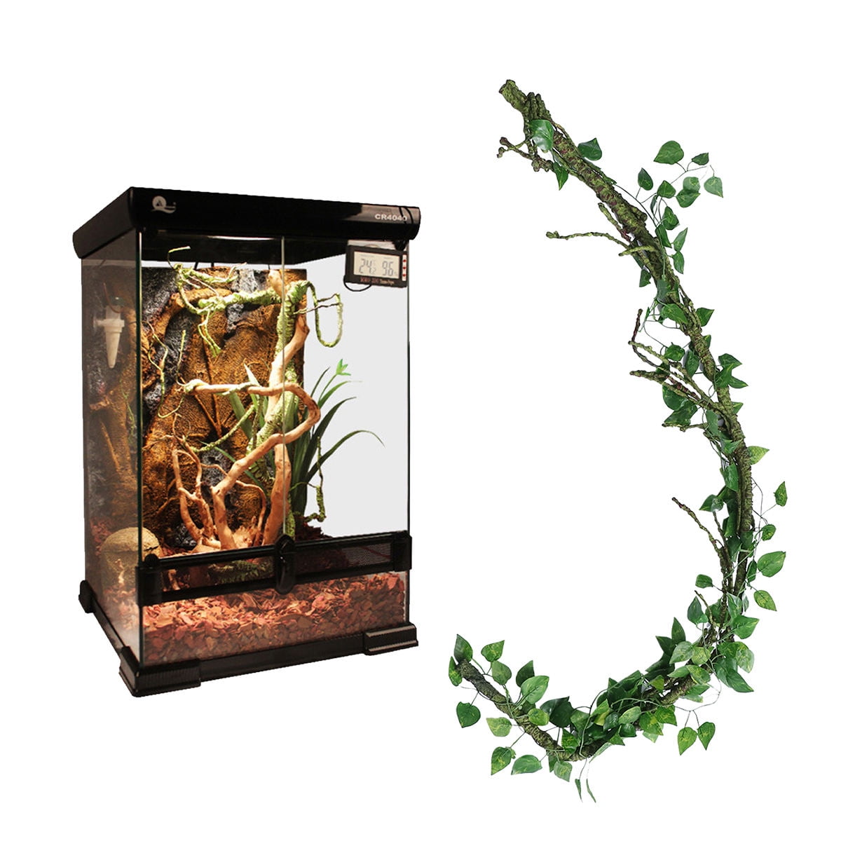 Hemoton Terrarium Branch Reptile Terrarium Accessories Flexible Vines ...