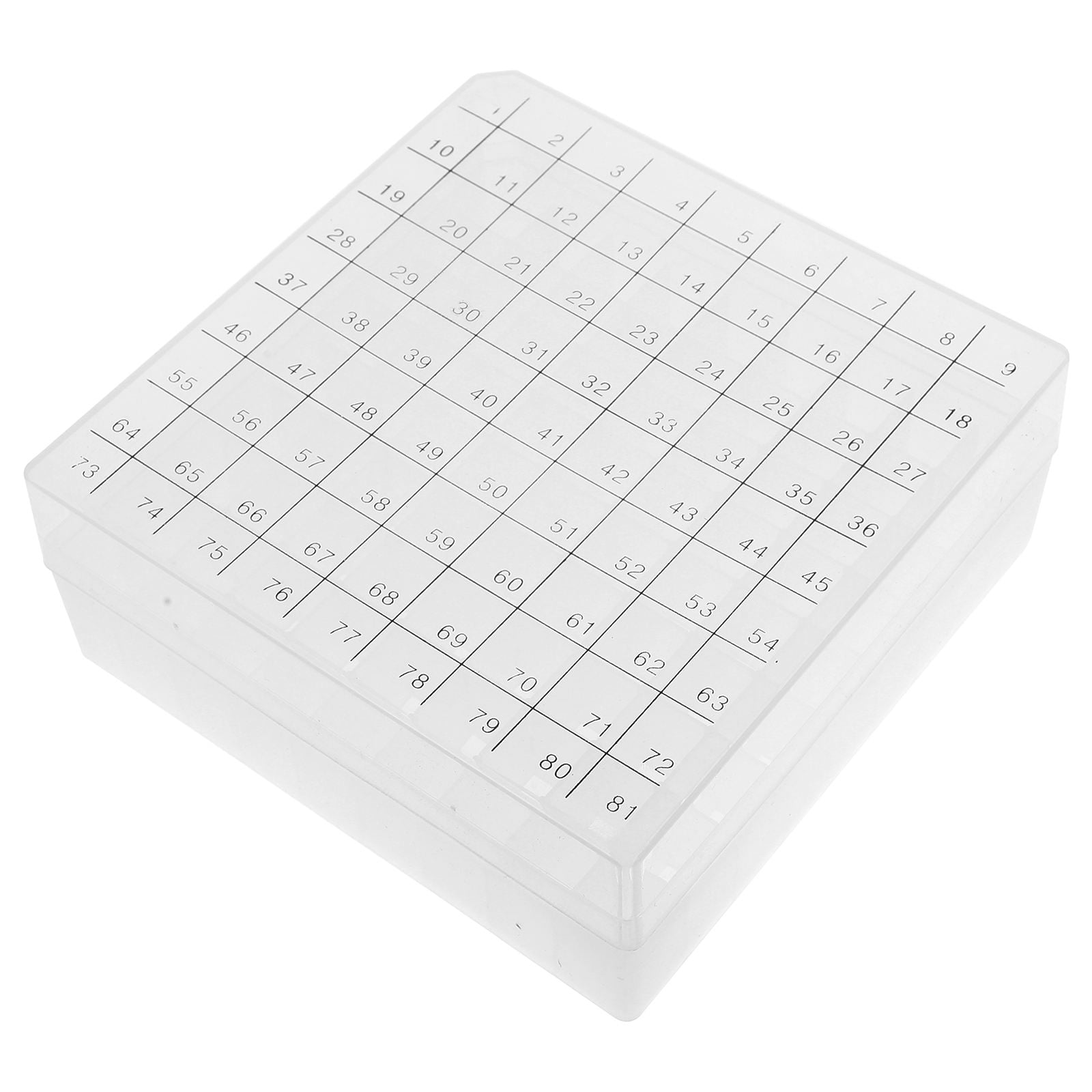 Hemoton Test Tube Storage Tube Storage Box Freezer Tube Organizer ...