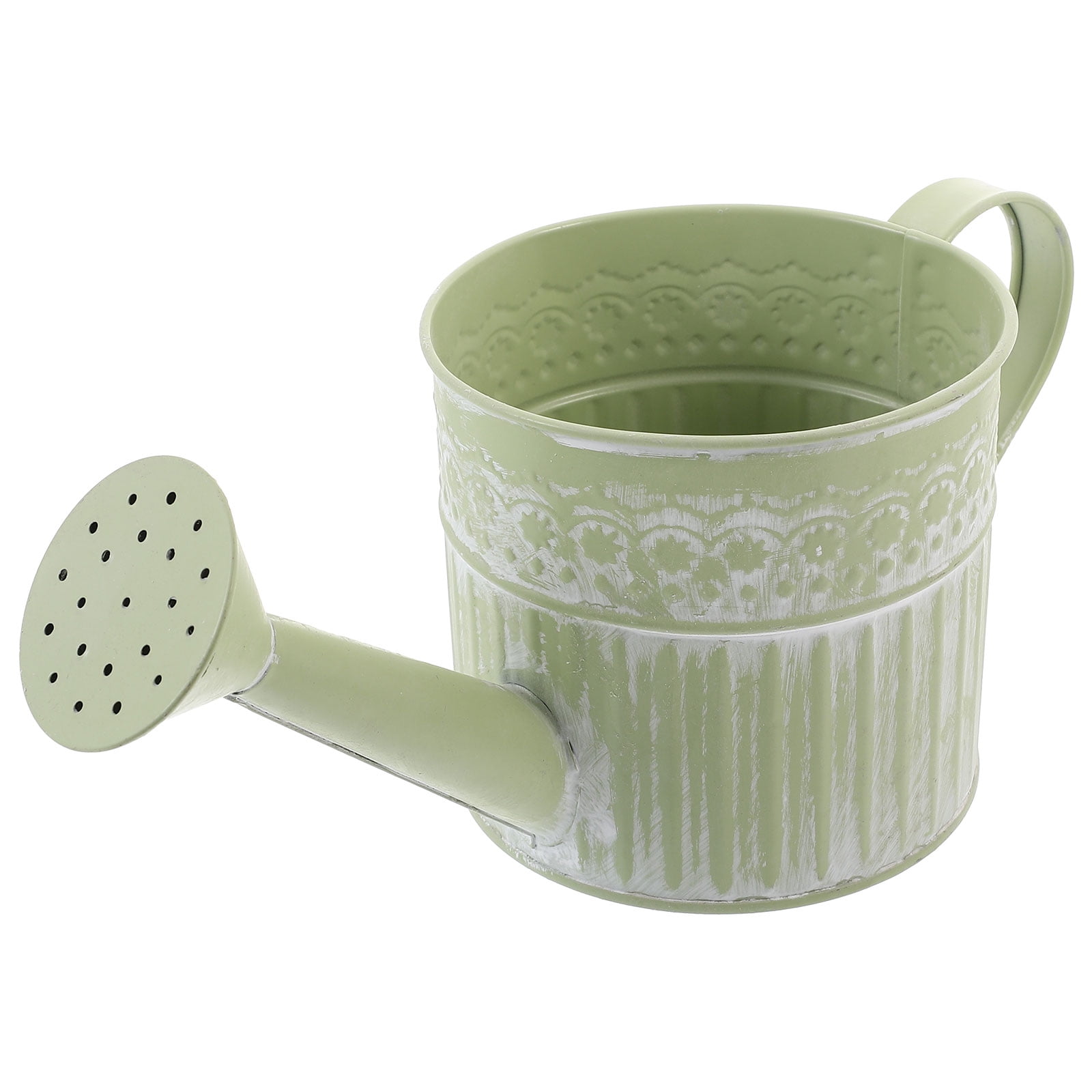 Hemoton Tin Flower Bucket Decor Vase for Flowers Indoor Plant Plants ...