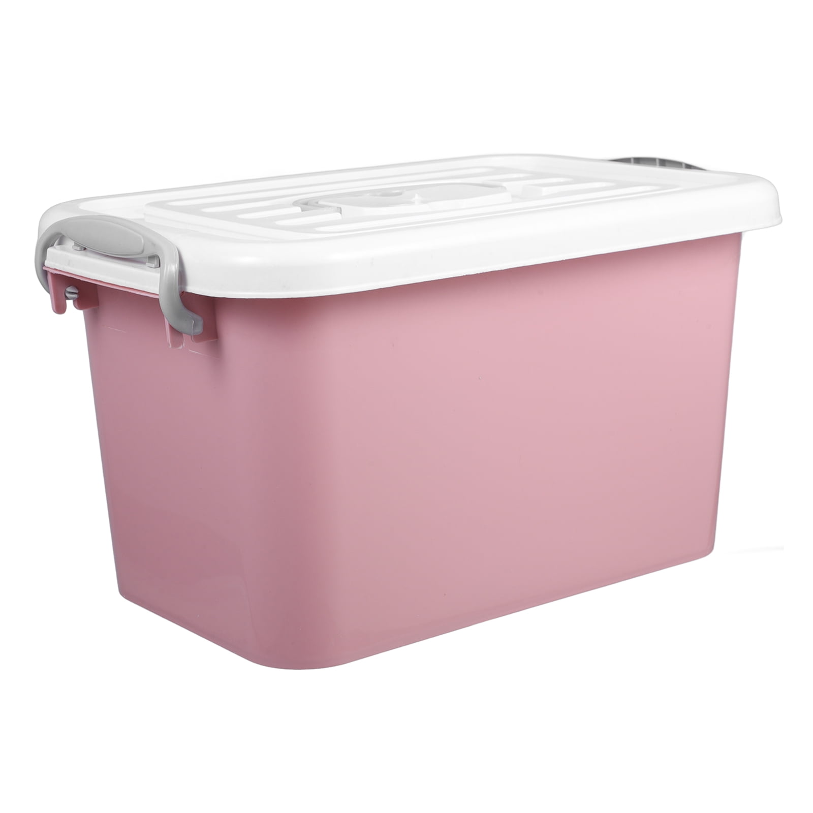 Hemoton Tin Stackable Storage Box 31.00X18.80X16.00CM Pink - Walmart.com