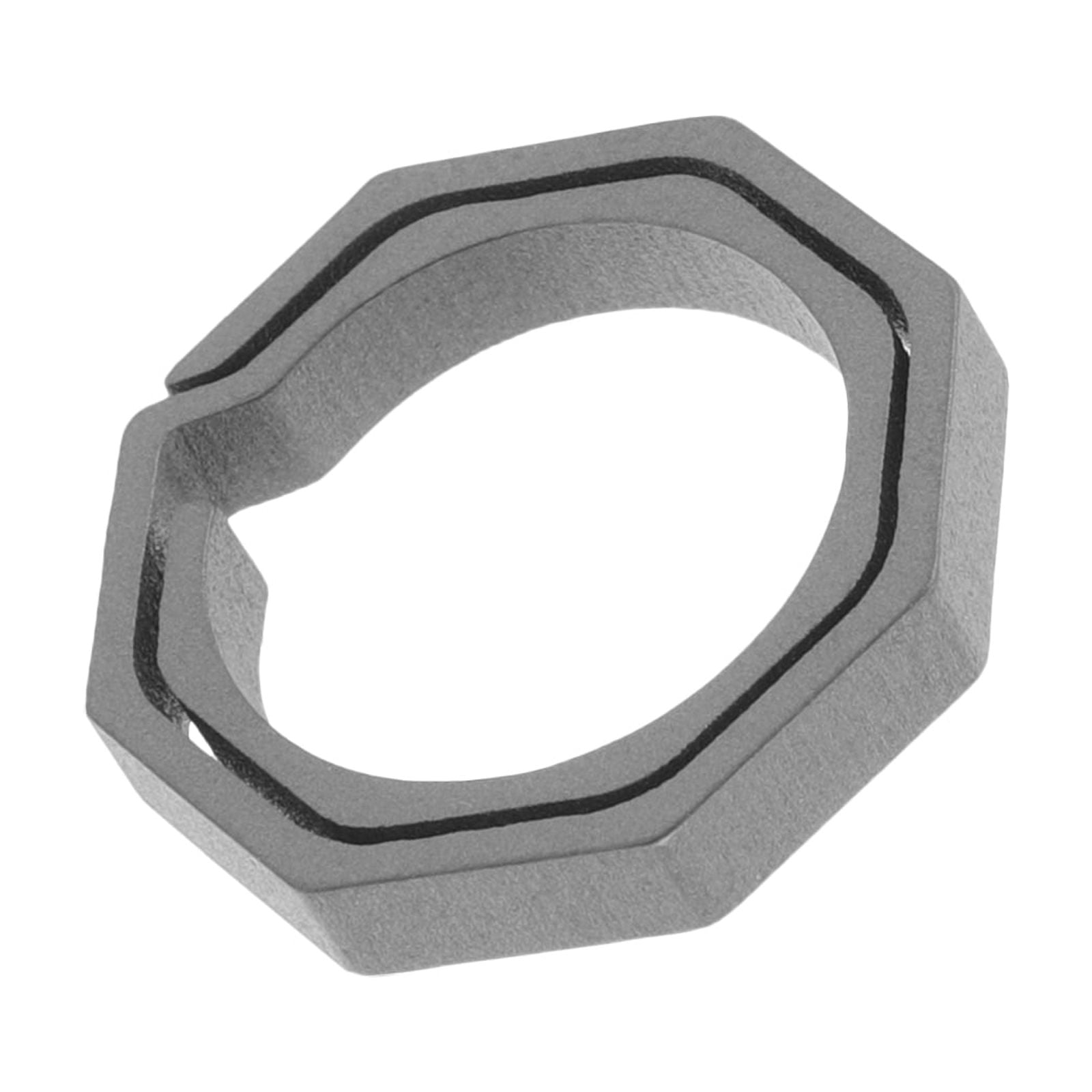 Hemoton Titanium Alloy Keychain Rattlesnake Octagon Key Ring Belt Clip ...