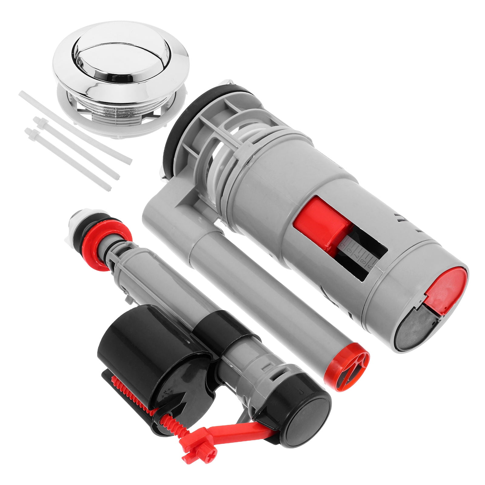 Hemoton Toilet Tank Valve Replacement Kit Including Fill Valve Flapper ...