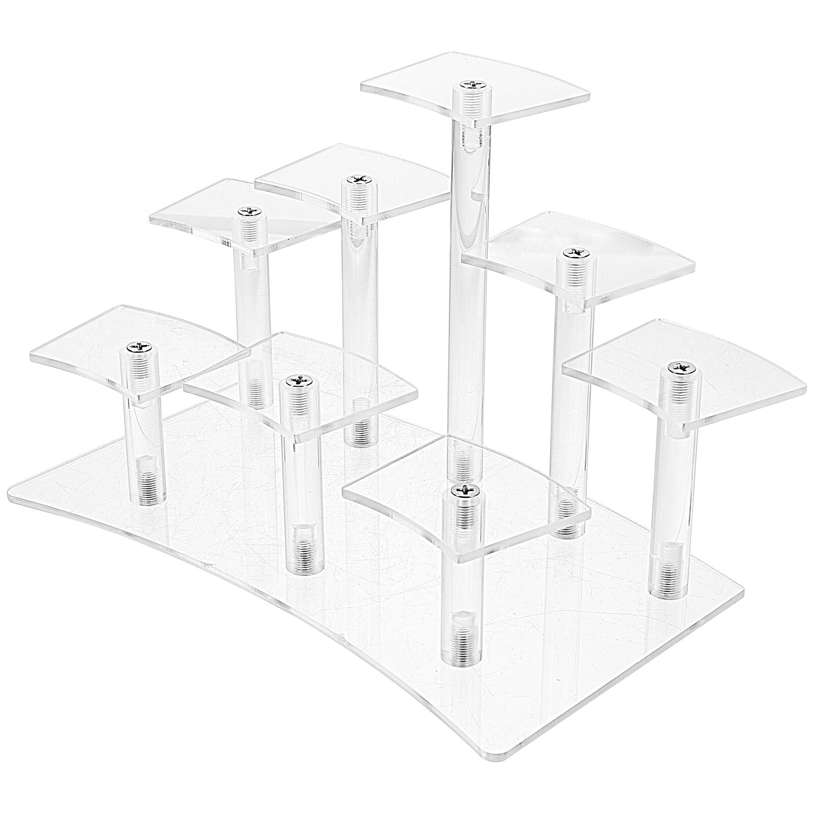 Hemoton Transparent Clear Figurine Display Rack Acrylic 8-step Models ...