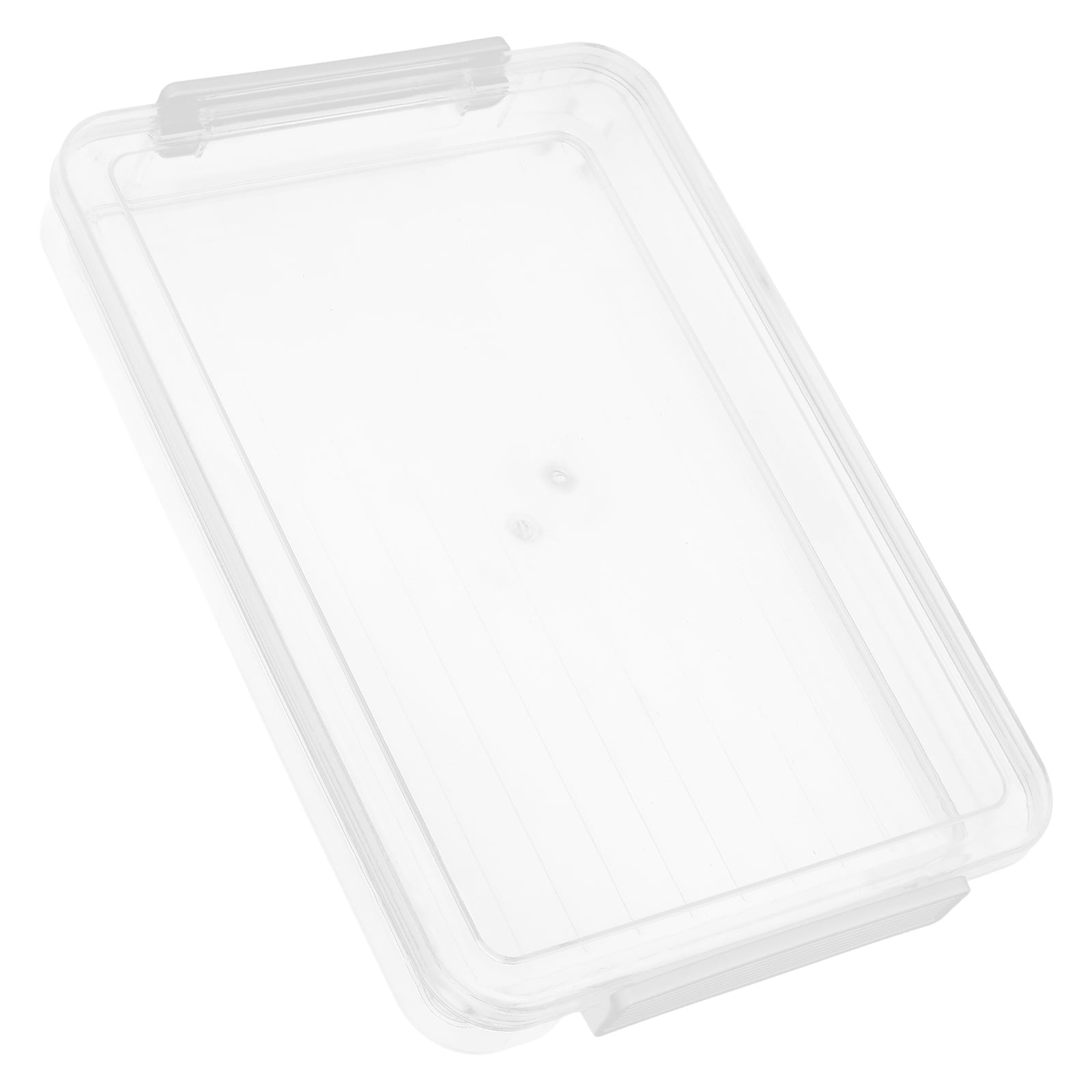 Hemoton Transparent File Box With Lids Acrylic Storage Case For A4 ...