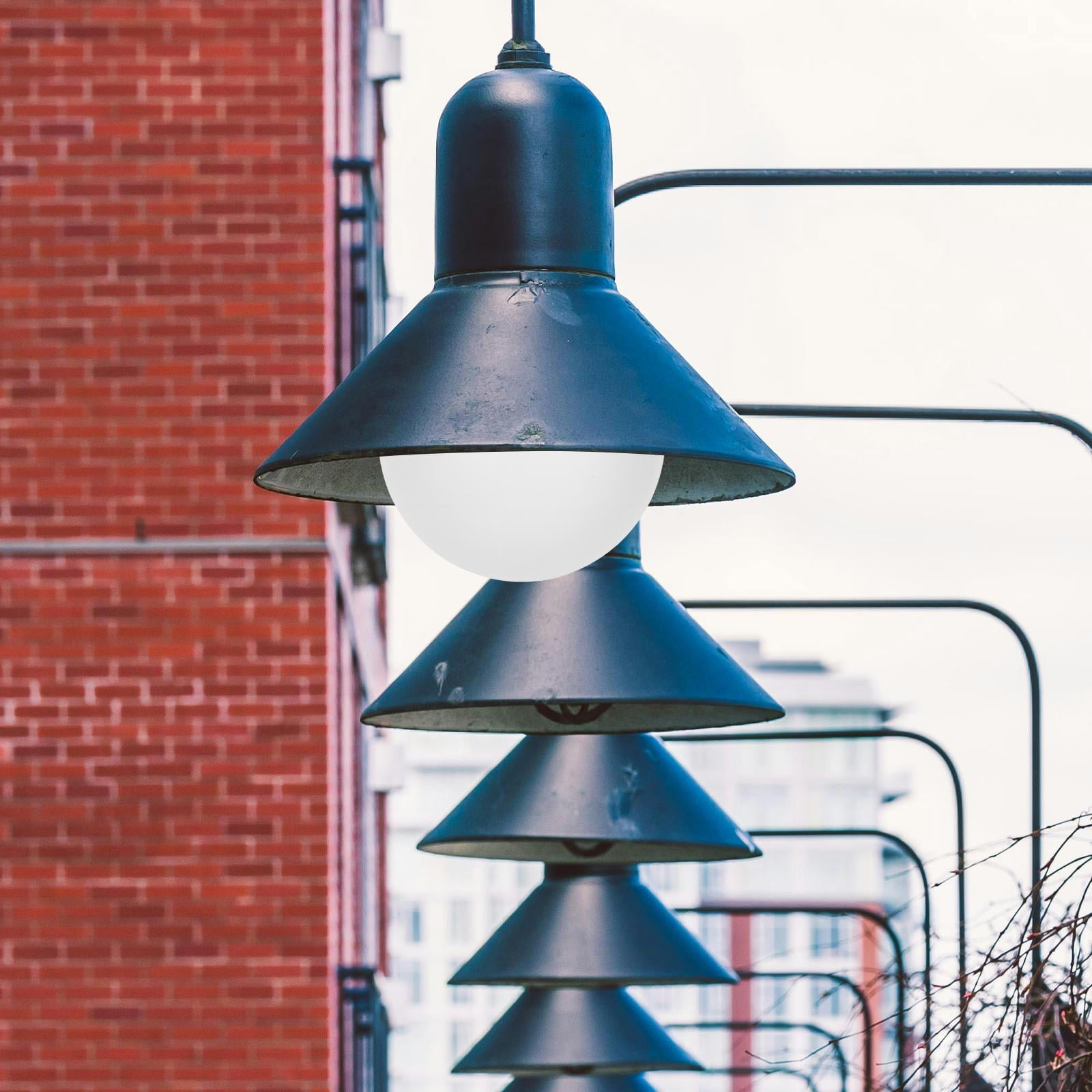 Hemoton Transparent Frosted Lamp Shade Ceiling Fan Light Covers Globe ...