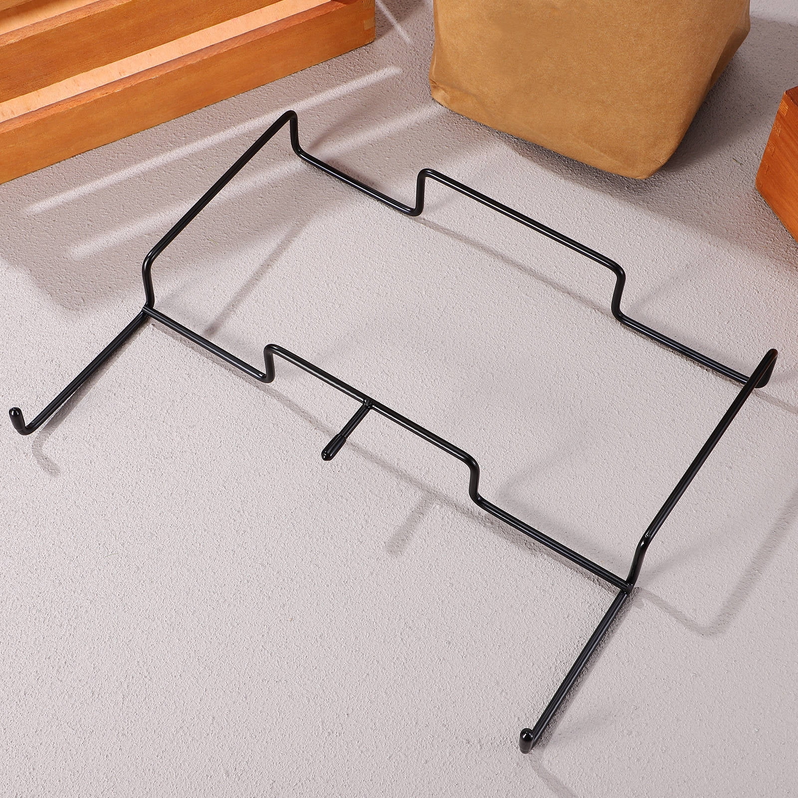 Hemoton Trash Bag Holder Portable Garbage Rack Hanging Trash Bag ...