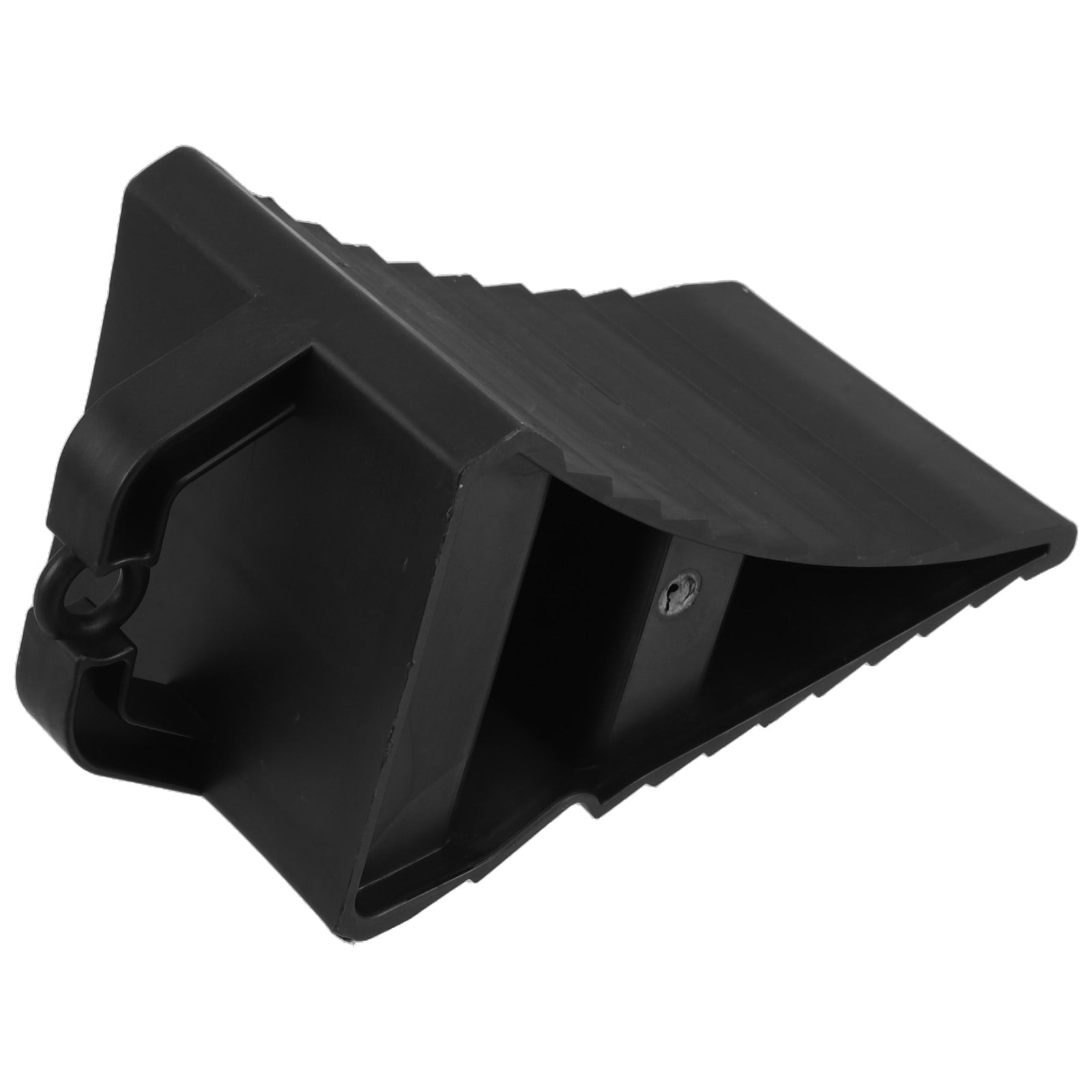 Hemoton Truck Wheel Chocks Portable Anti Slip Plastic Tire Stoppers ...