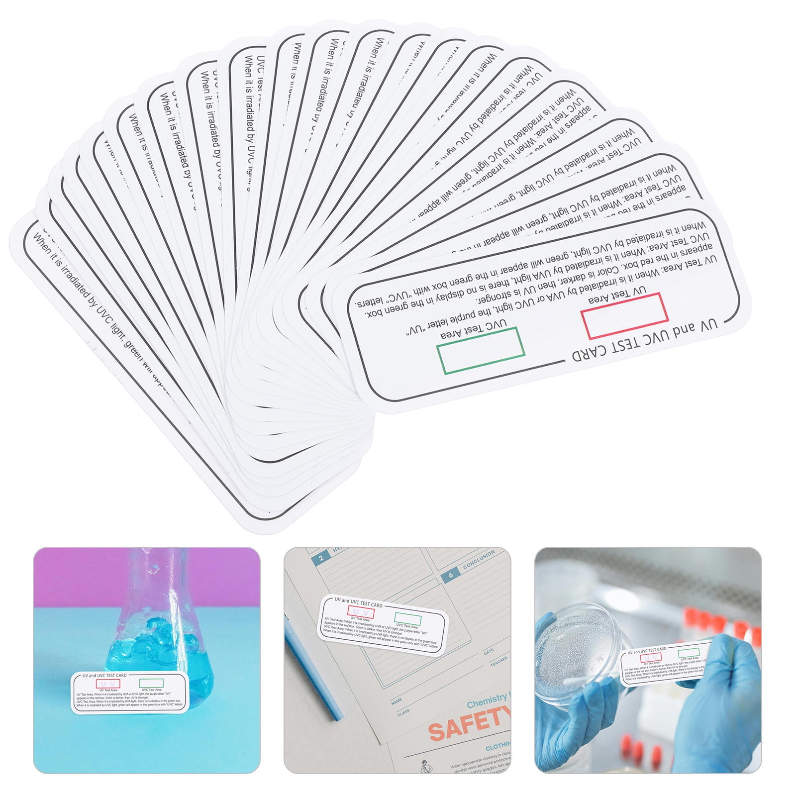 Hemoton Test Cards, 20 Pieces PVC Material for Precise Wavelength ...