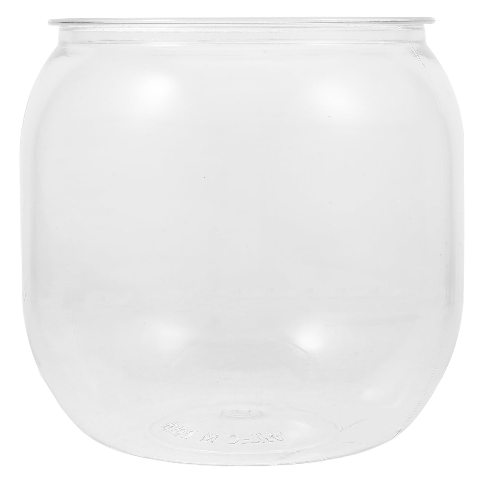 Hemoton Unbreakable Transparent Fish Bowl Desktop Small Fish Bowl ...